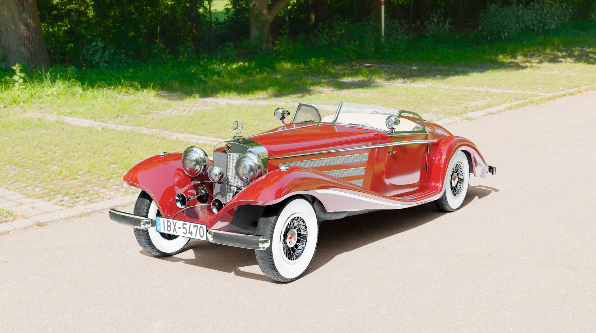 ArtStation - mercedes 540k