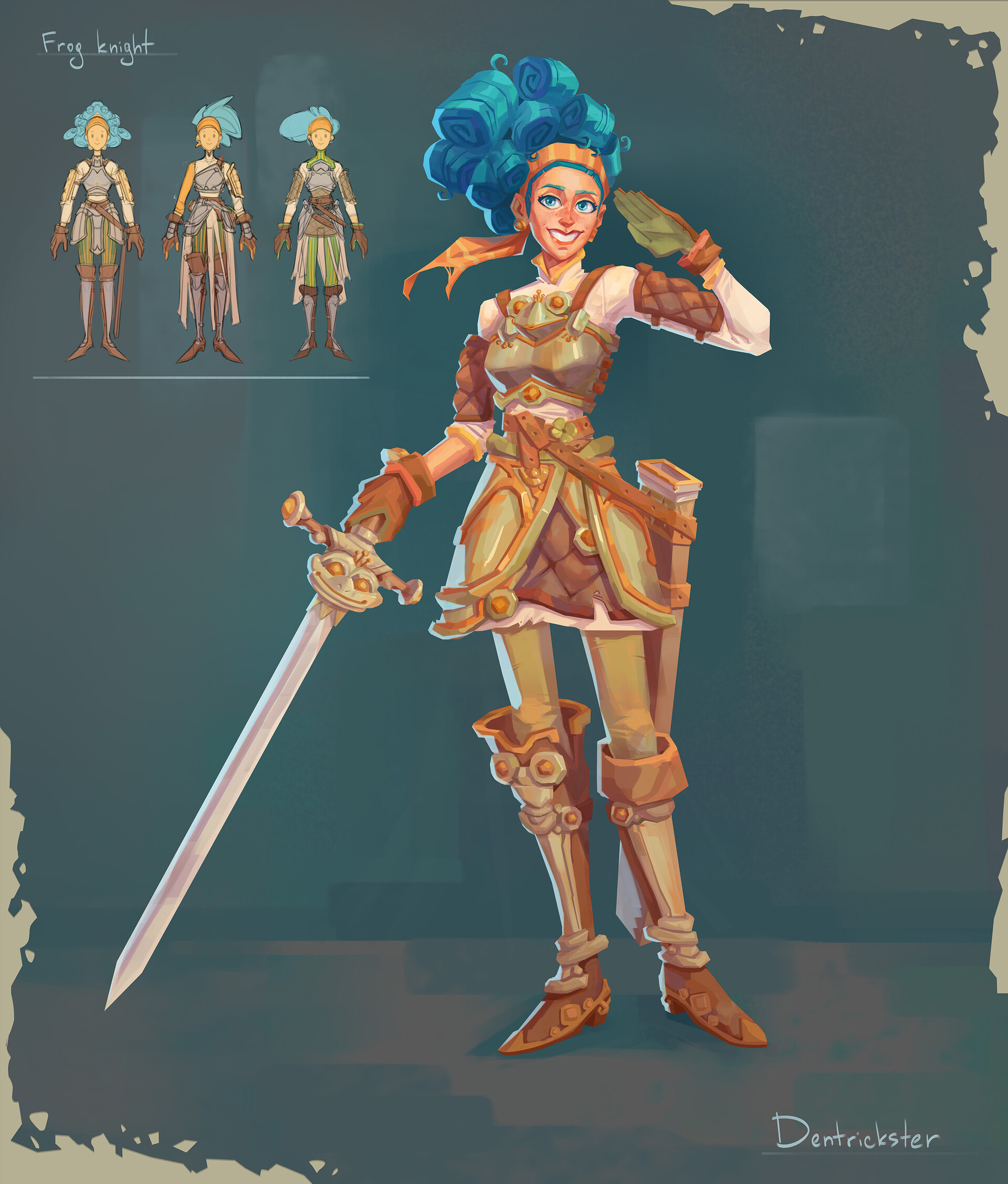 ArtStation - Frog knight