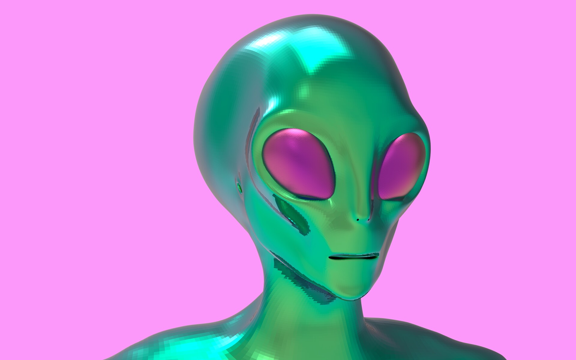 ArtStation - Alien popart