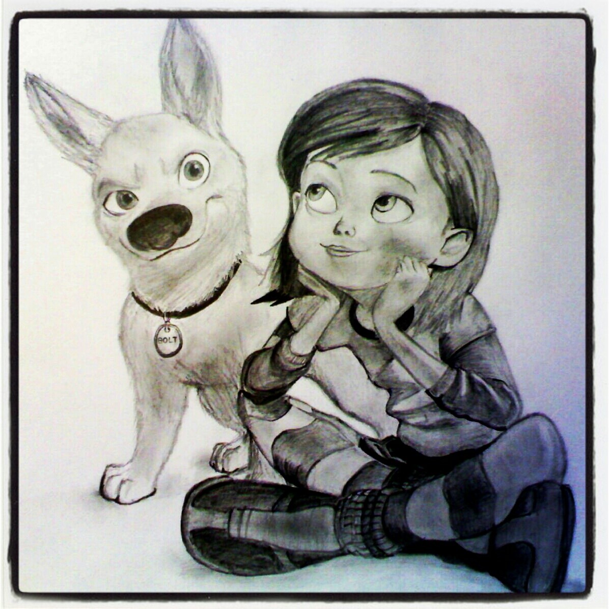 ArtStation - 'Bolt & Penny' Sketch 2013