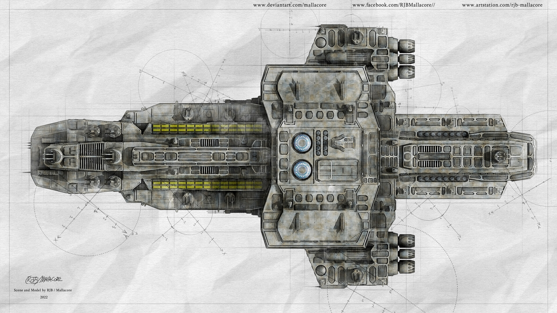 ArtStation - Stargate - Sketch Renders 2 - 2022