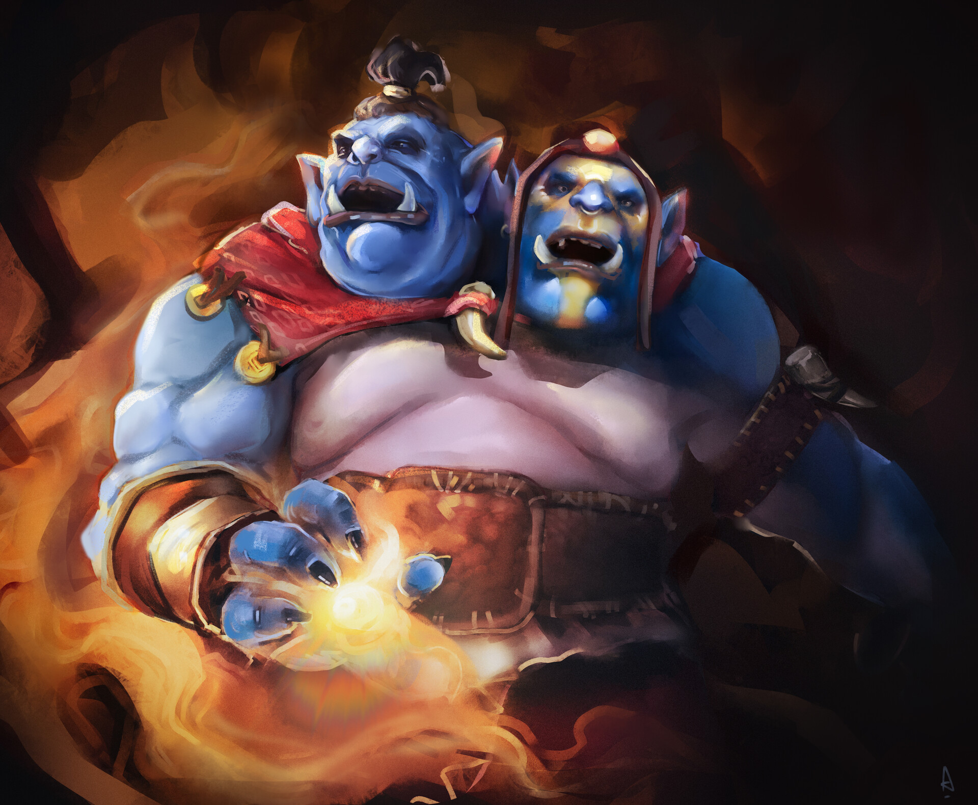 Ogre Magi Desktop Wallpaper Dota 2 Ogre Magi