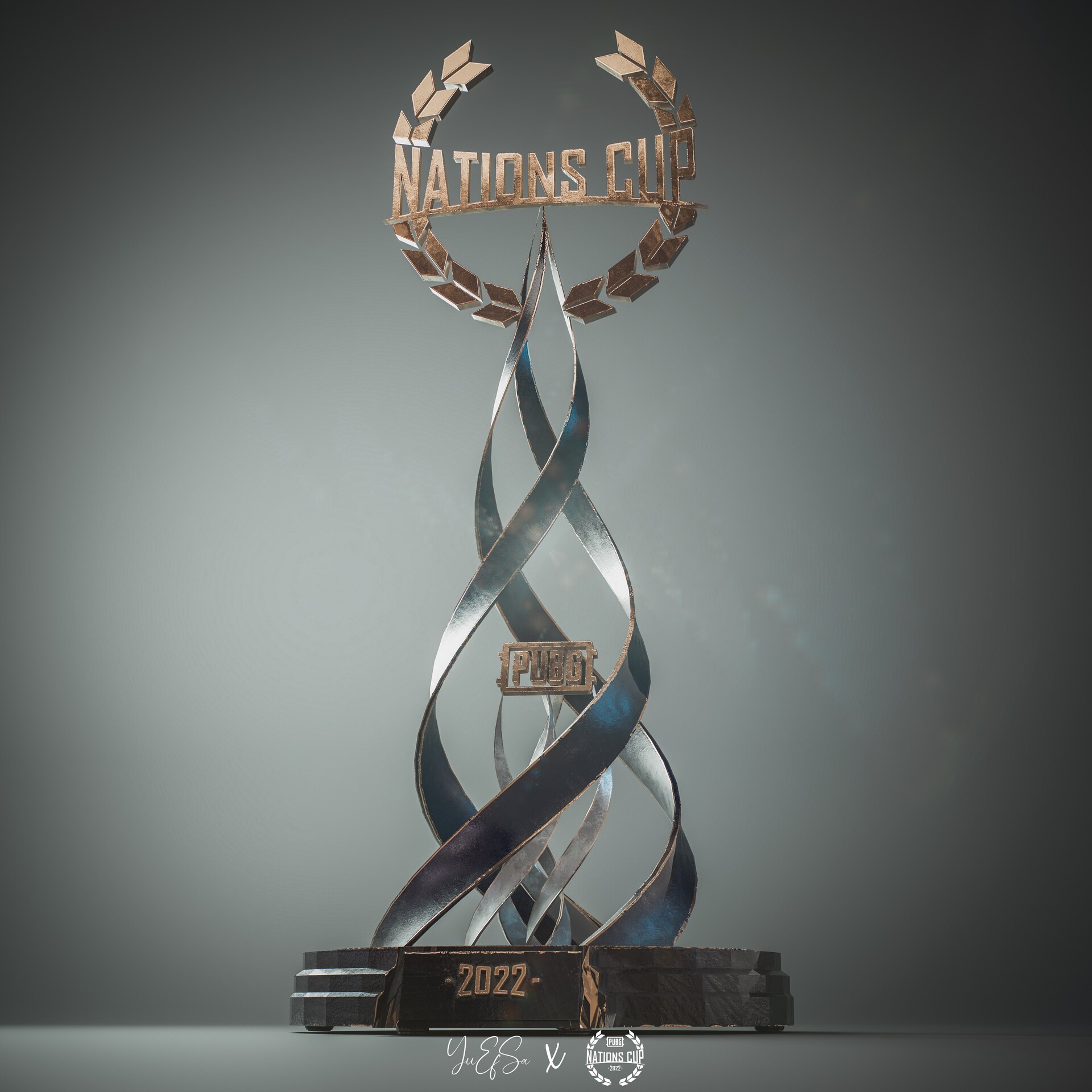 ArtStation - Fanmade PUBG Nations Cup Trophy
