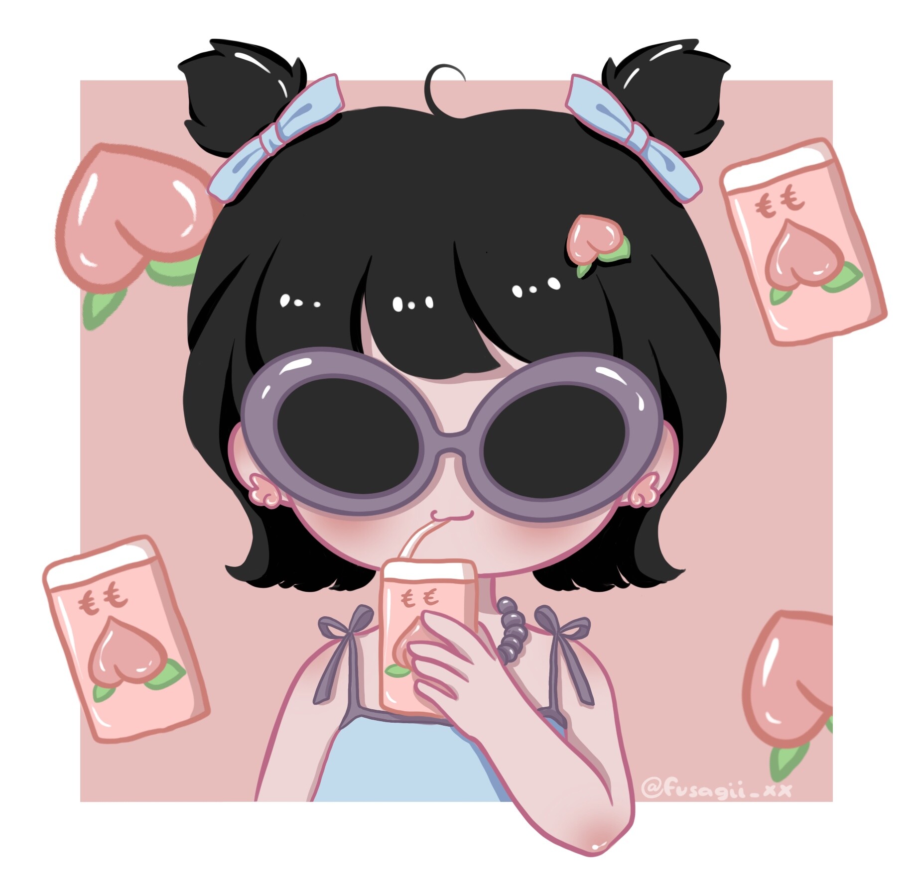 ArtStation - Chibi peach 🍑