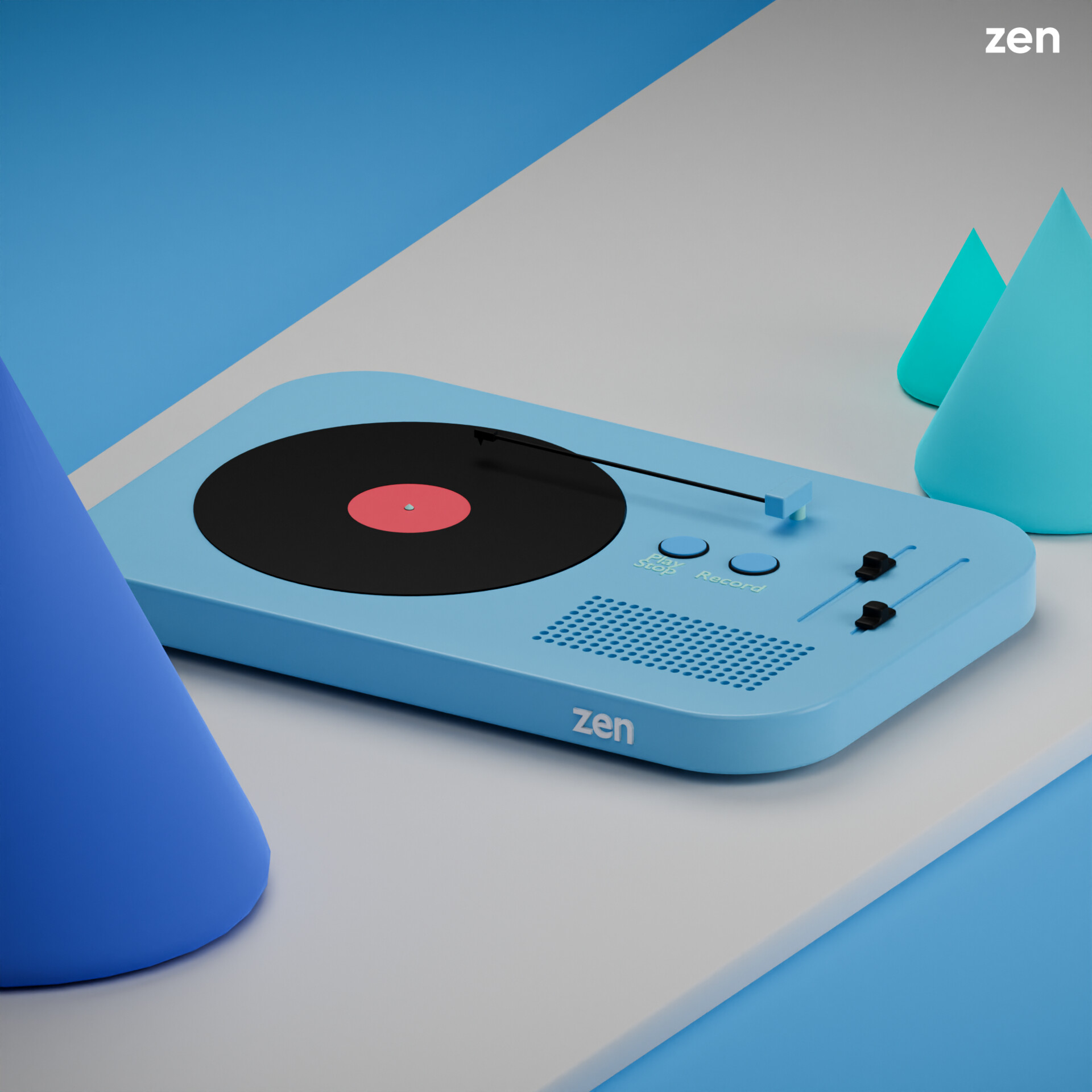 ArtStation - Vinyl Player