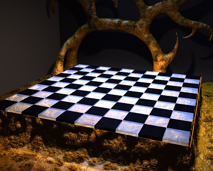 ArtStation - Horror chessboard