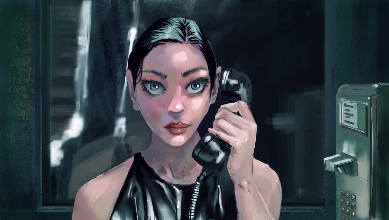 ArtStation - Trinity subway scene from original matrix