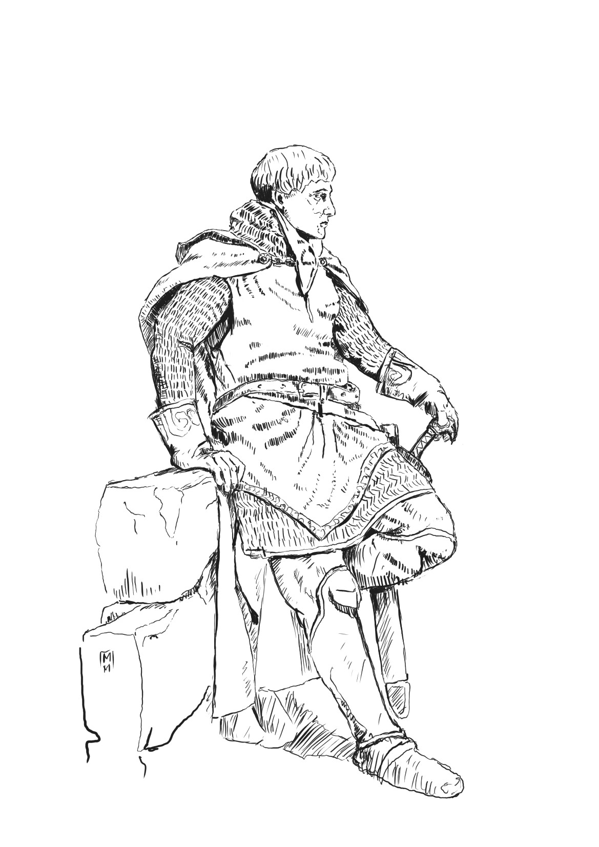 Michael Merulla - Godfrey´s Rebellion / character design / Prince Lothar