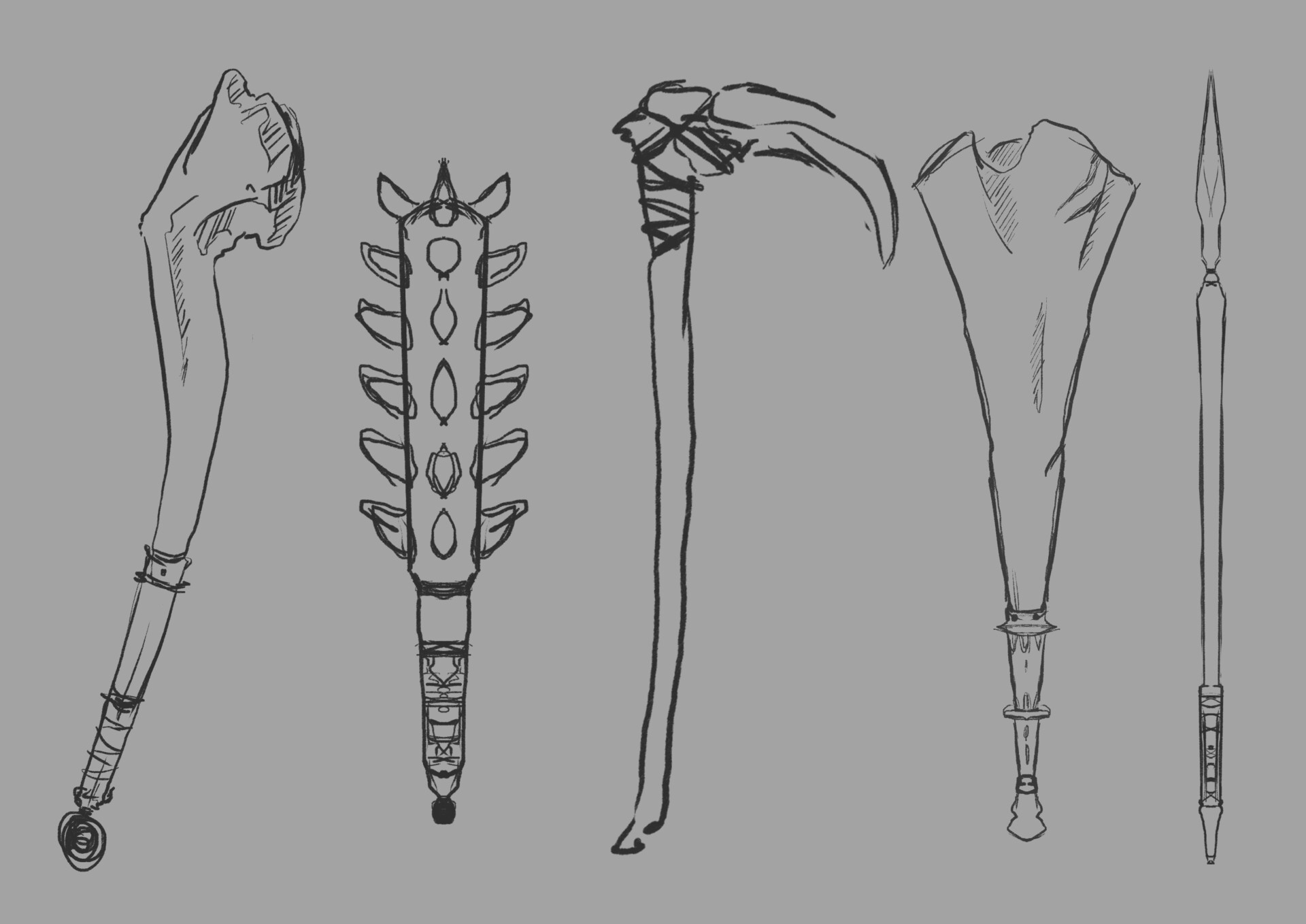 ArtStation - Weapon concepts