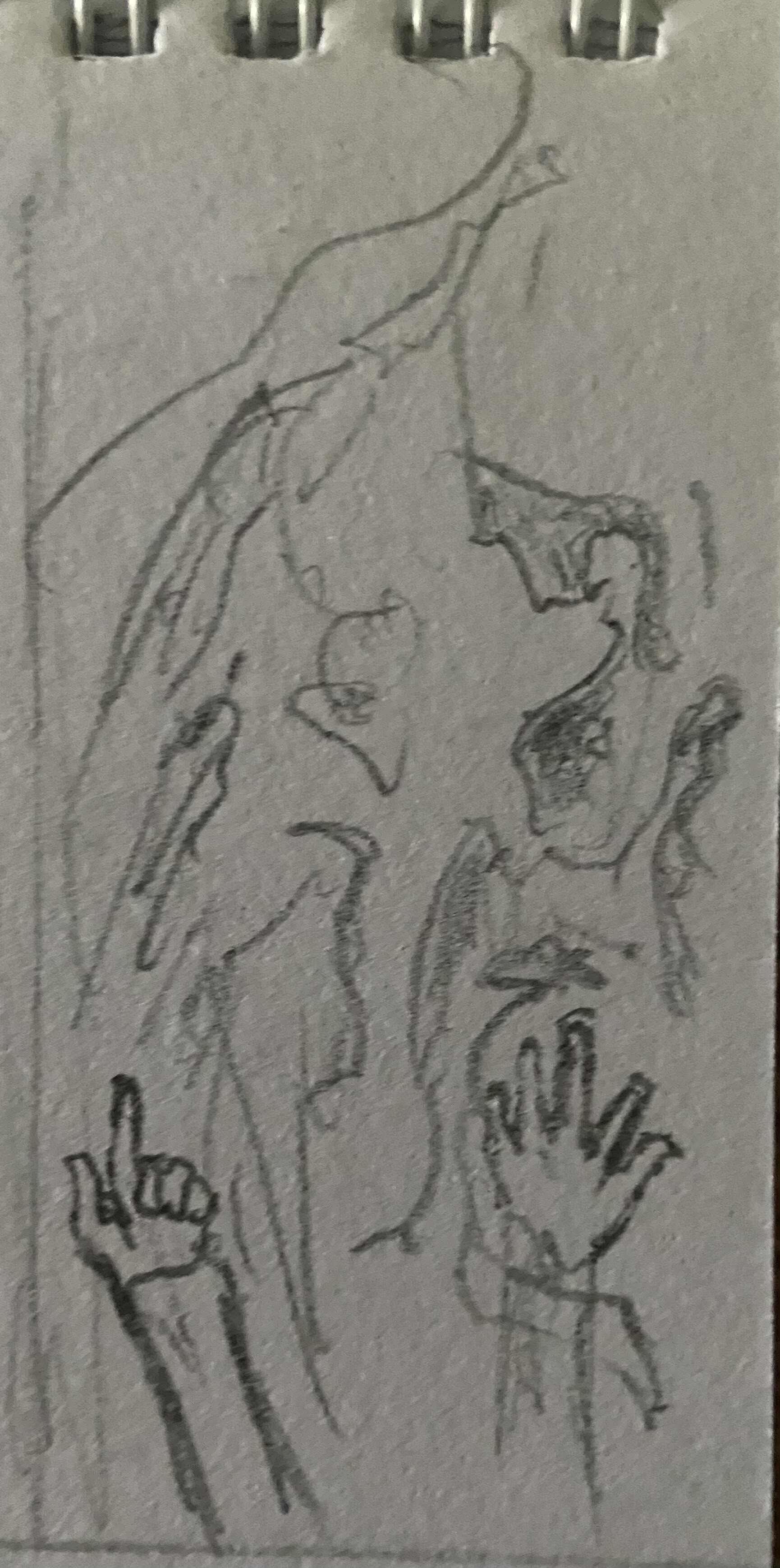 ArtStation - Spell hands sketch