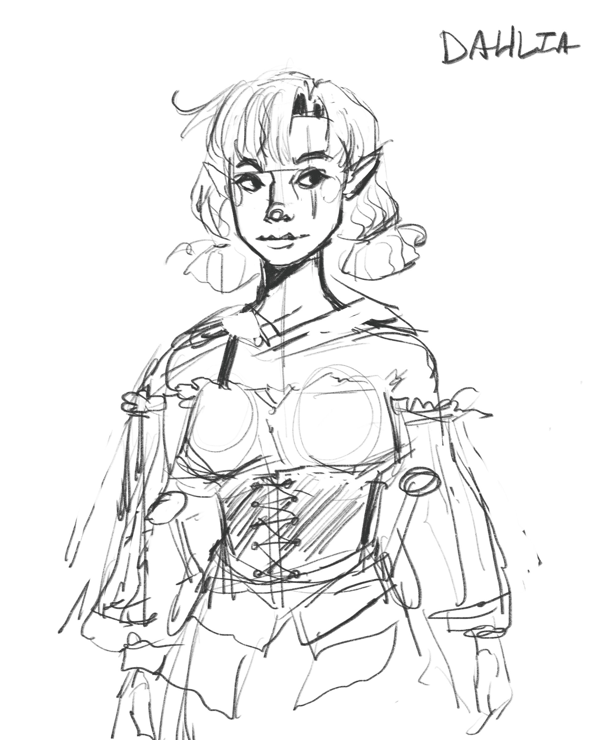 ArtStation - DnD character sketches