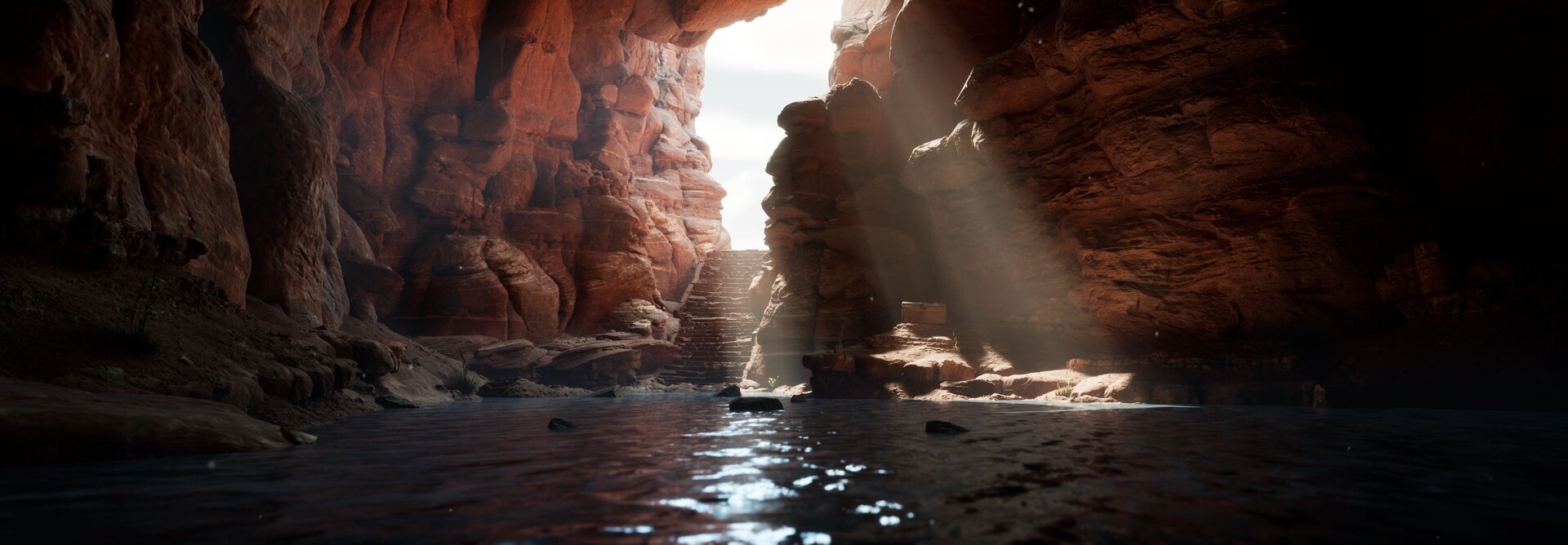ArtStation - Cave Lighting practice with UE5 and Quixel