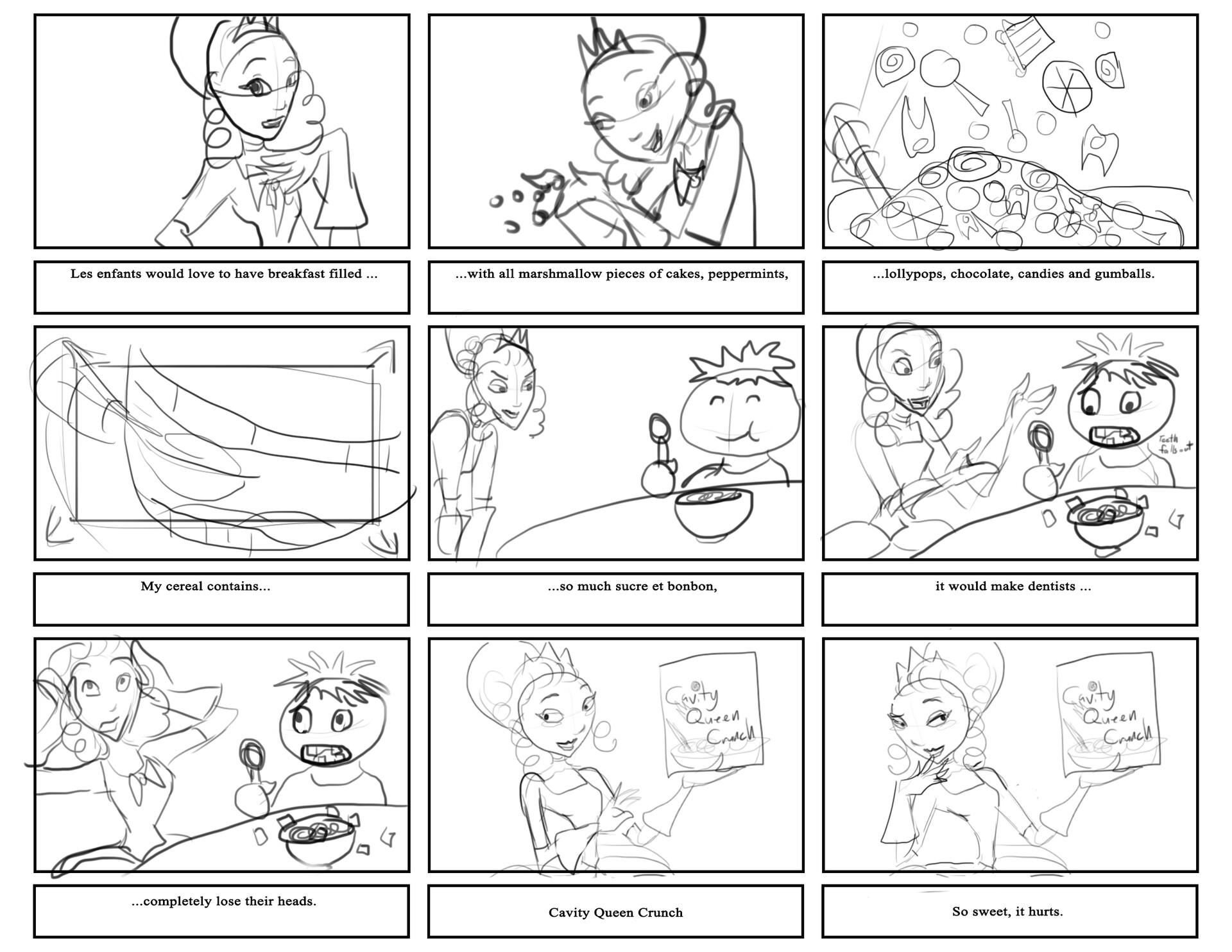 ArtStation - Cavity Queen Crunch Storyboards