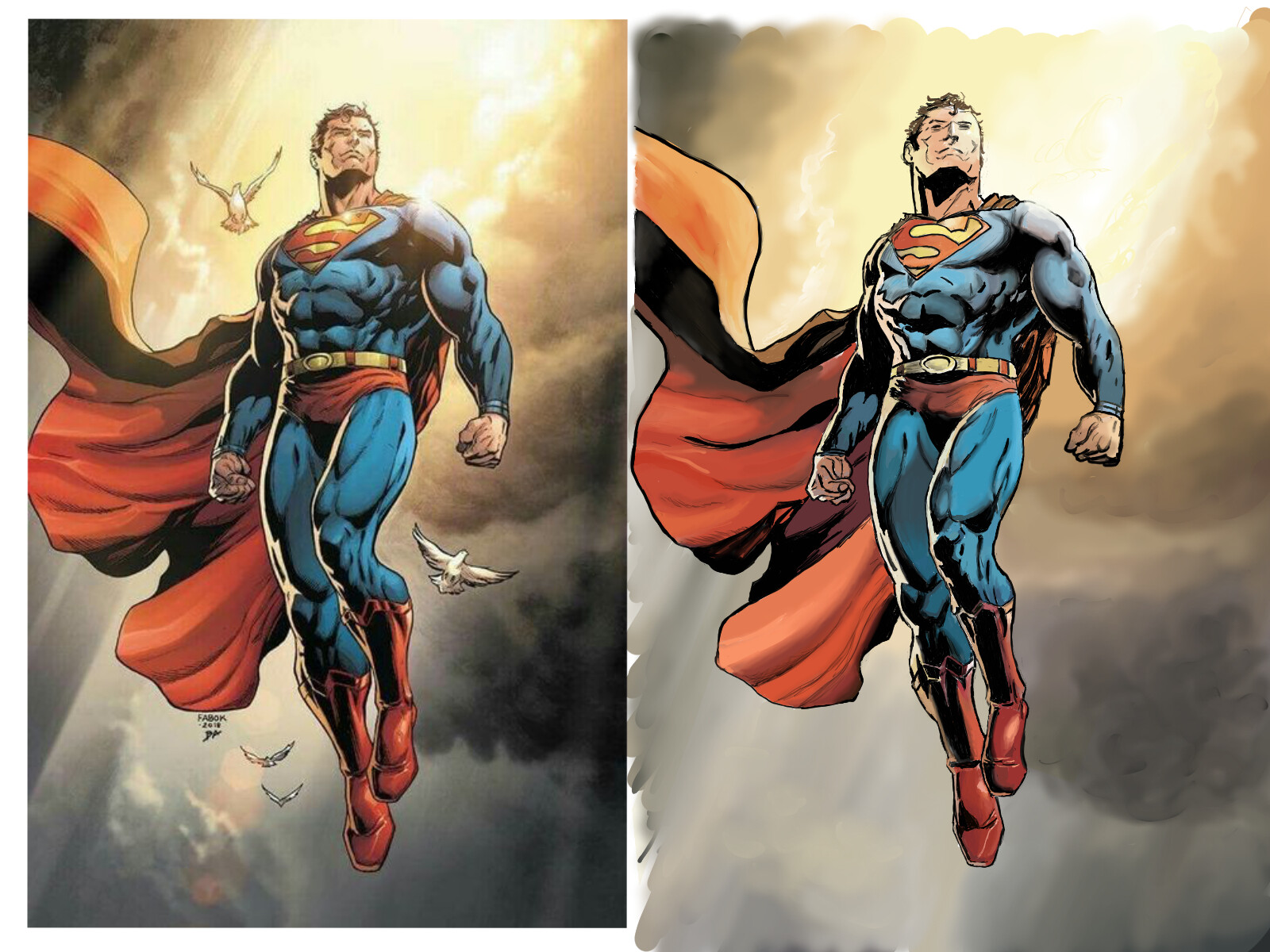 ArtStation - Superhero deconstruction exercise