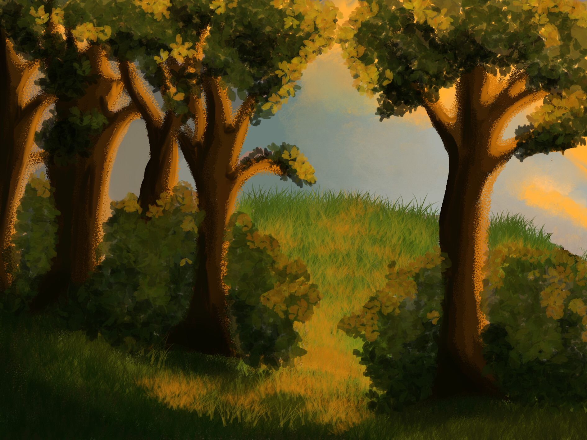 ArtStation - Scenery Concept