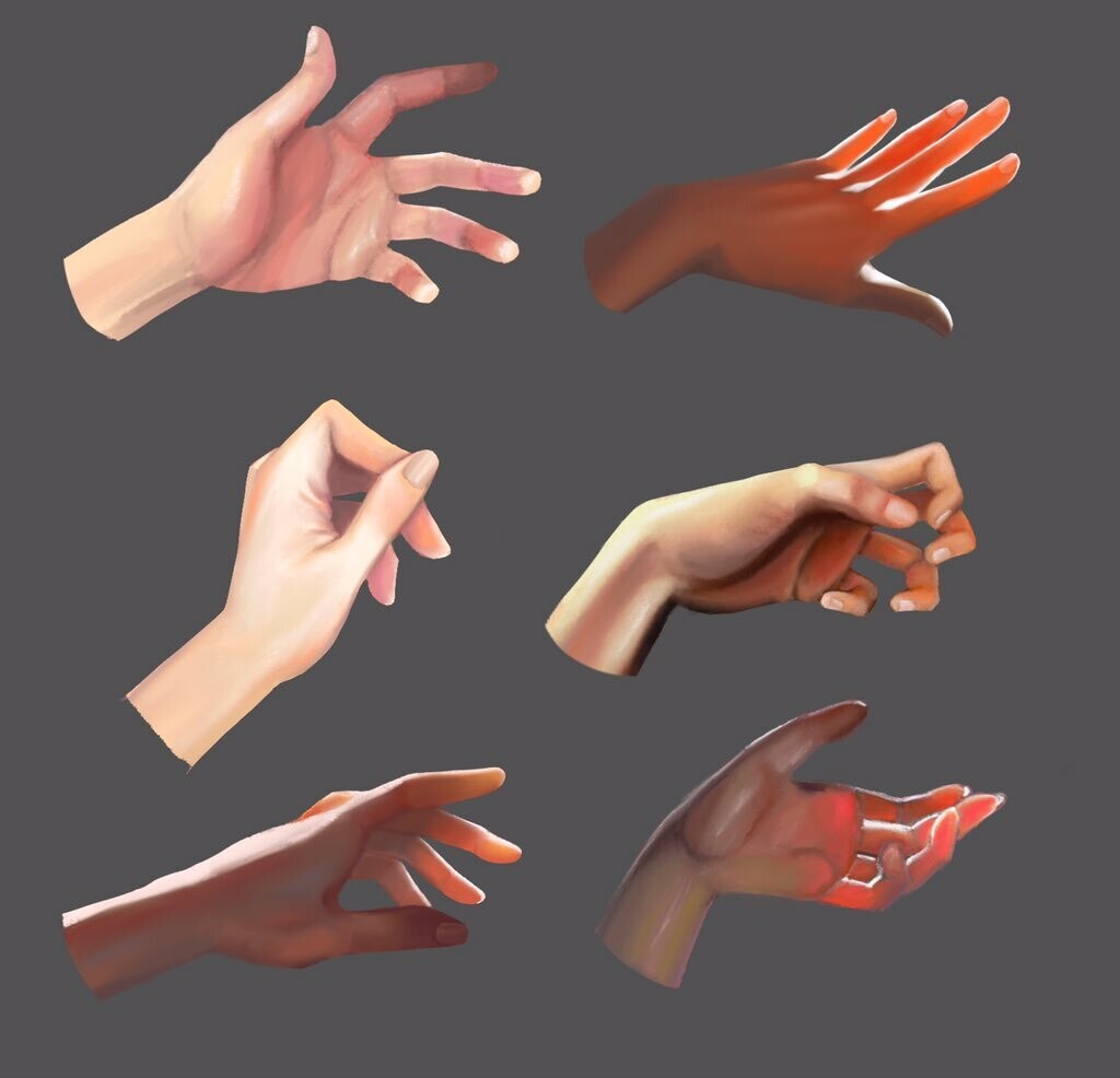 ArtStation - fingers practics