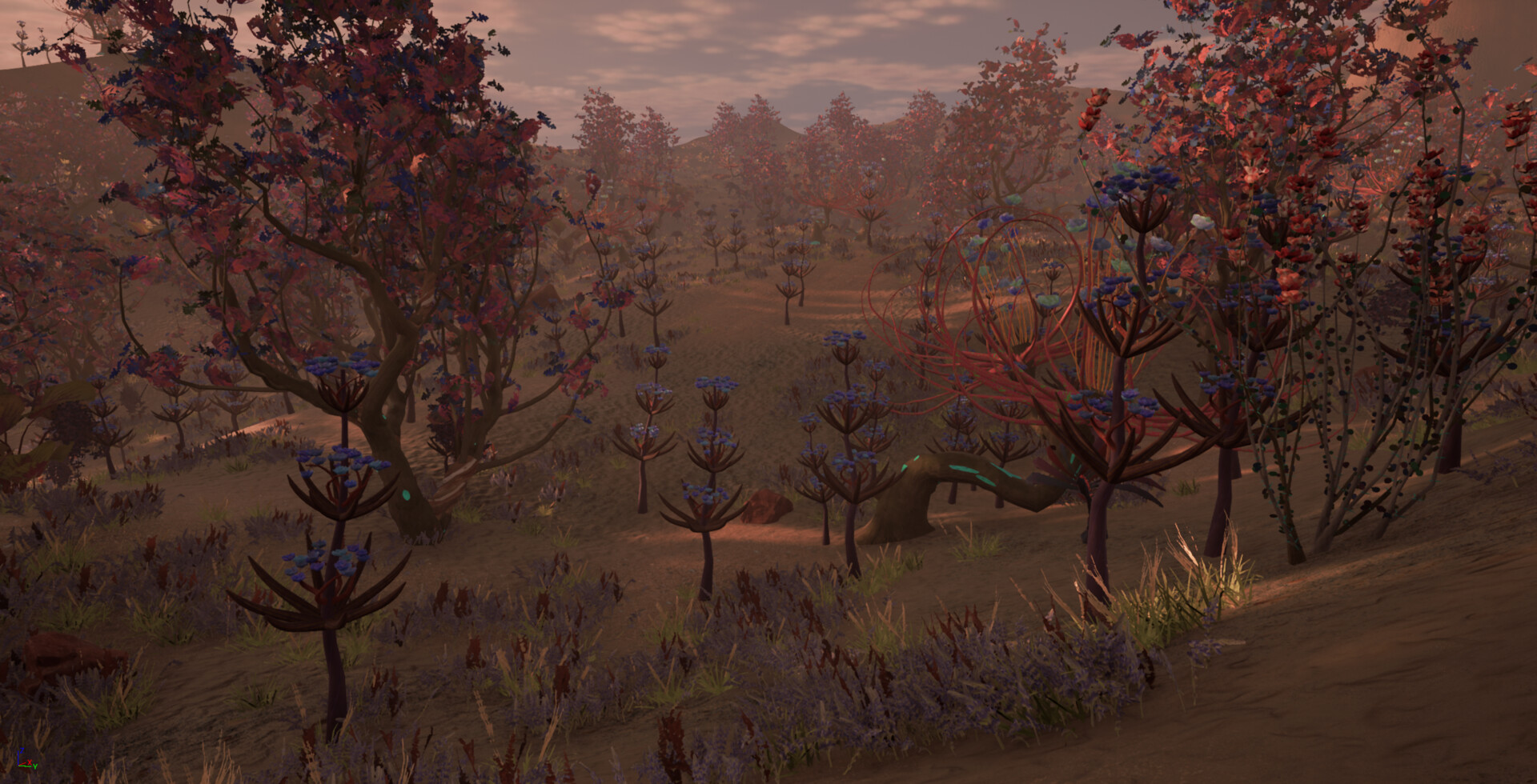 ArtStation - alien forest