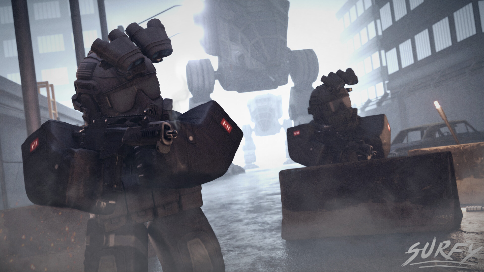 ArtStation - Roblox Thumbnail - City Under Attack