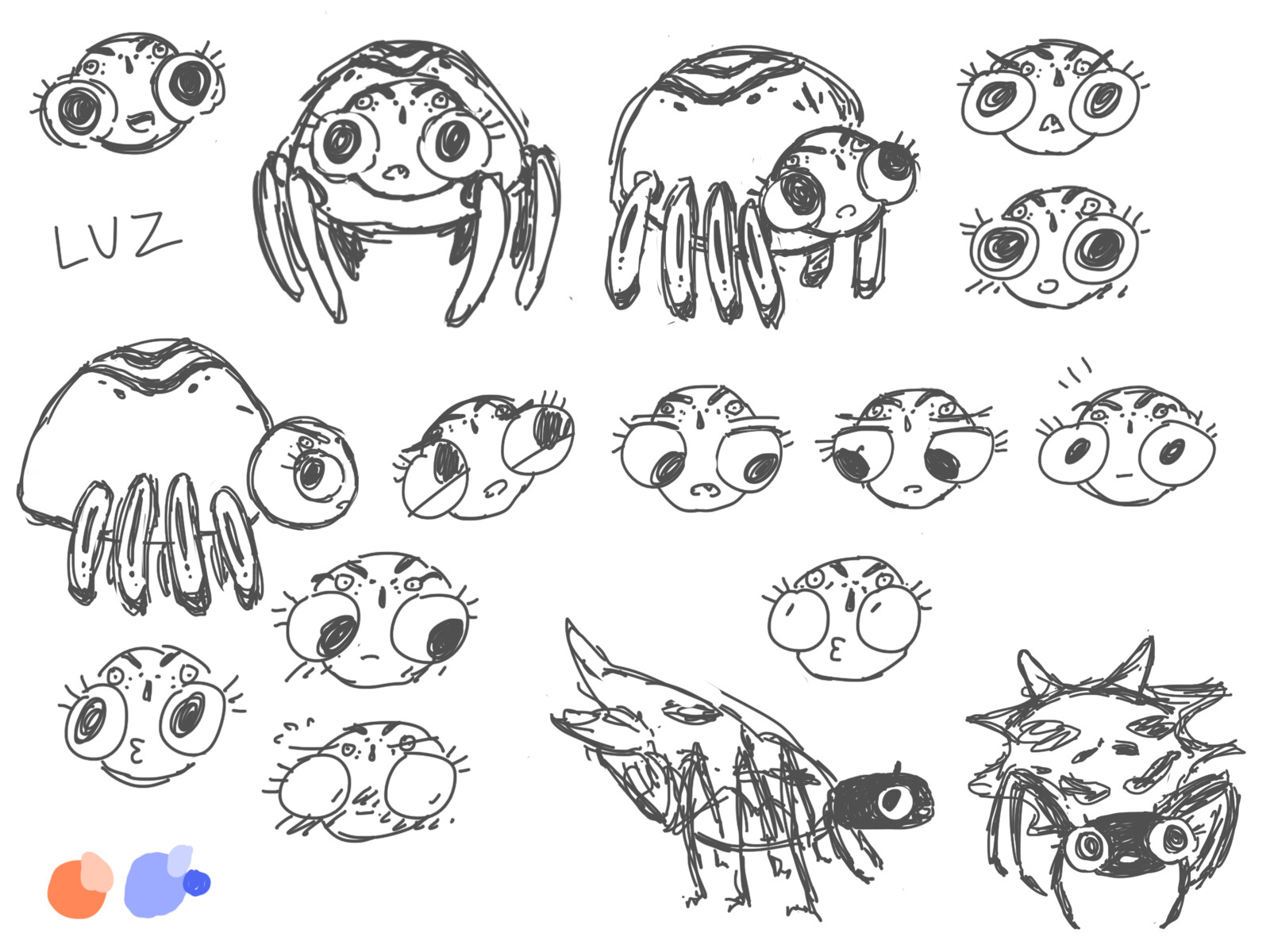 ArtStation - Spider character design