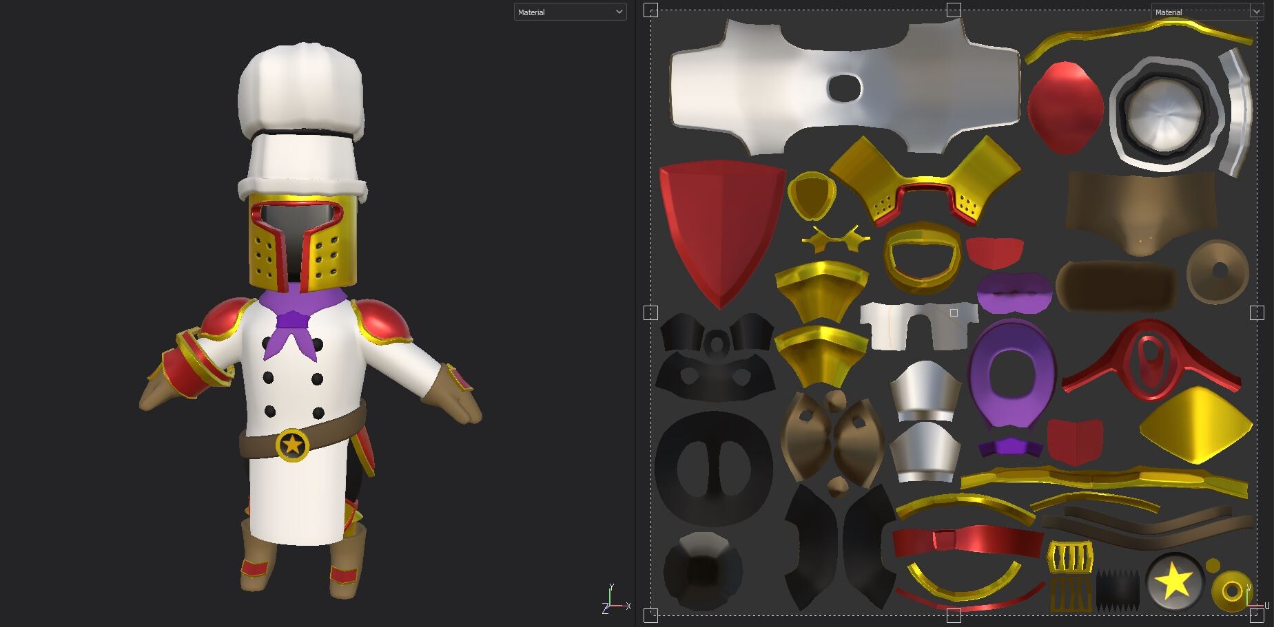 ArtStation - The Iron Chef ( Knights of the Kitchen Table )