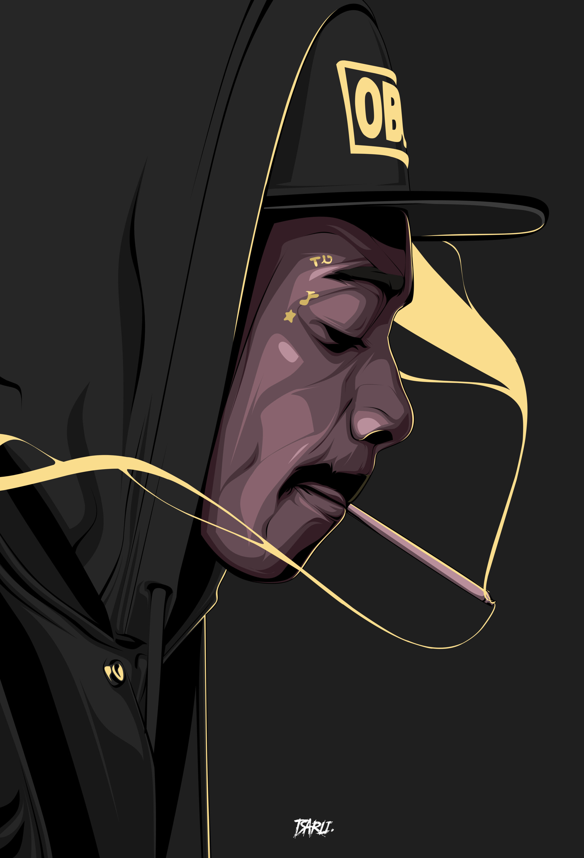 How To Draw Wiz Khalifa Cartoon Step By Step