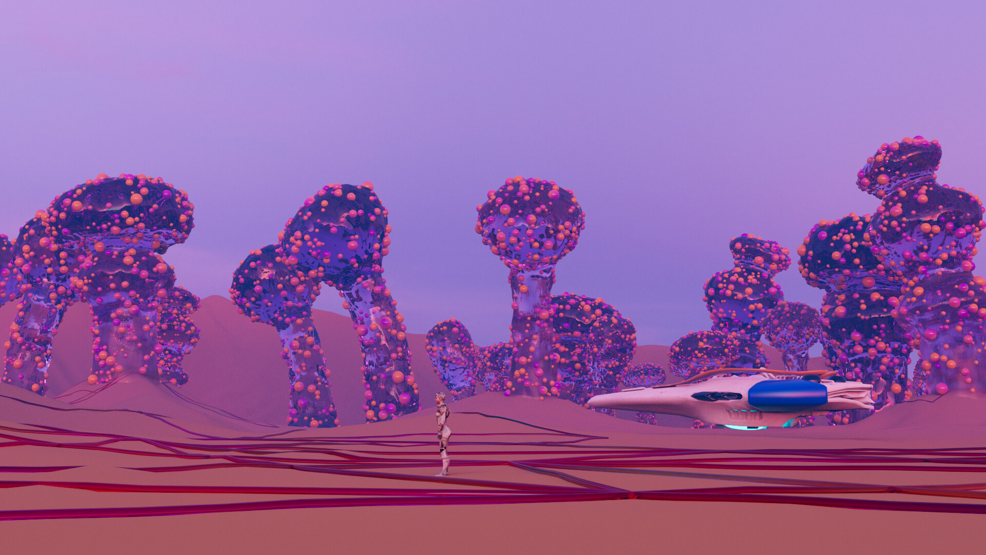 ArtStation - Exploration of an Alien Planet