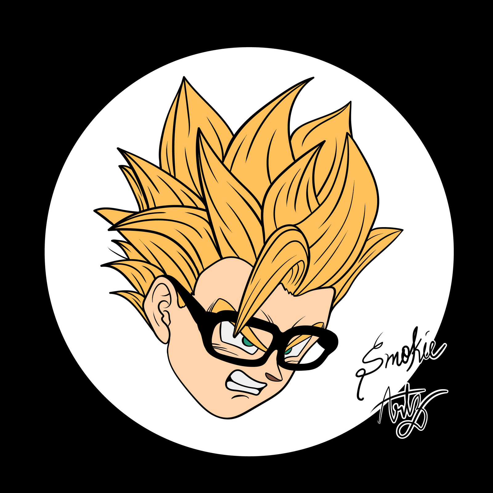 Alex George - DBS Super Heroes - GOHAN Gaming Logo Design (Vector Art)