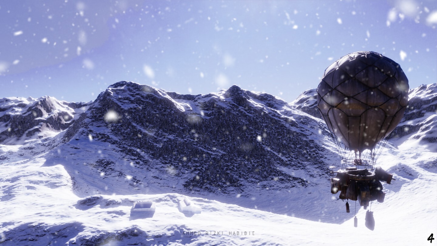 ArtStation - Just a Snow Mountain