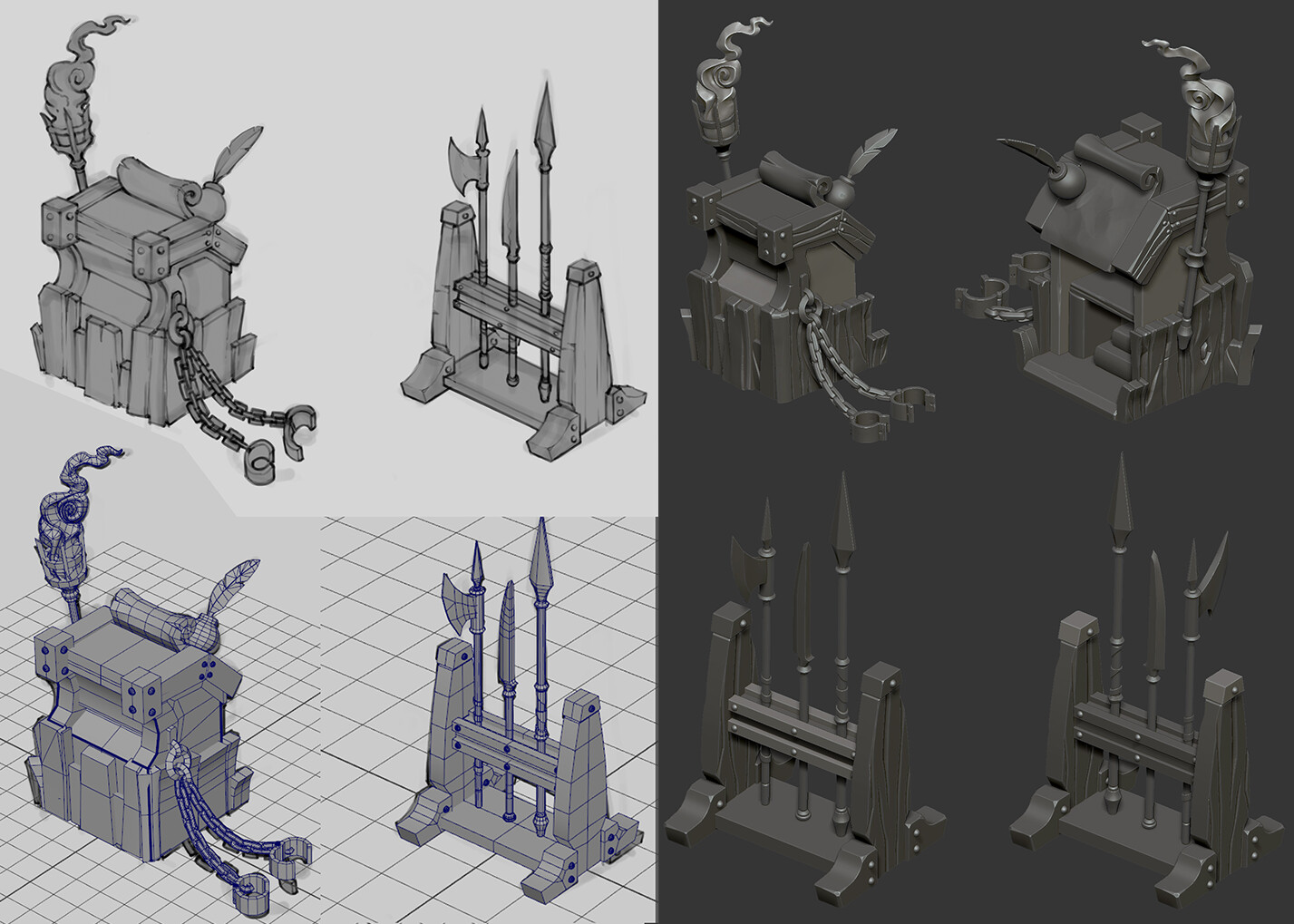 Ammer Domingo - S.A.D. - Props and Environment Pieces