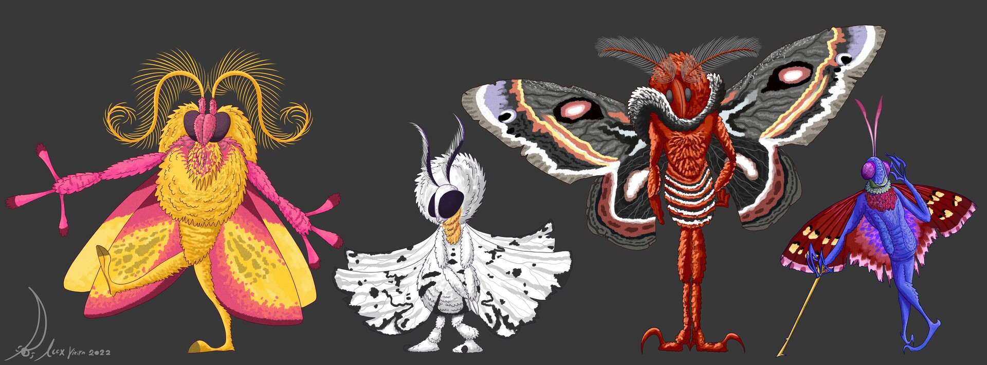 ArtStation - Fantasy Moths