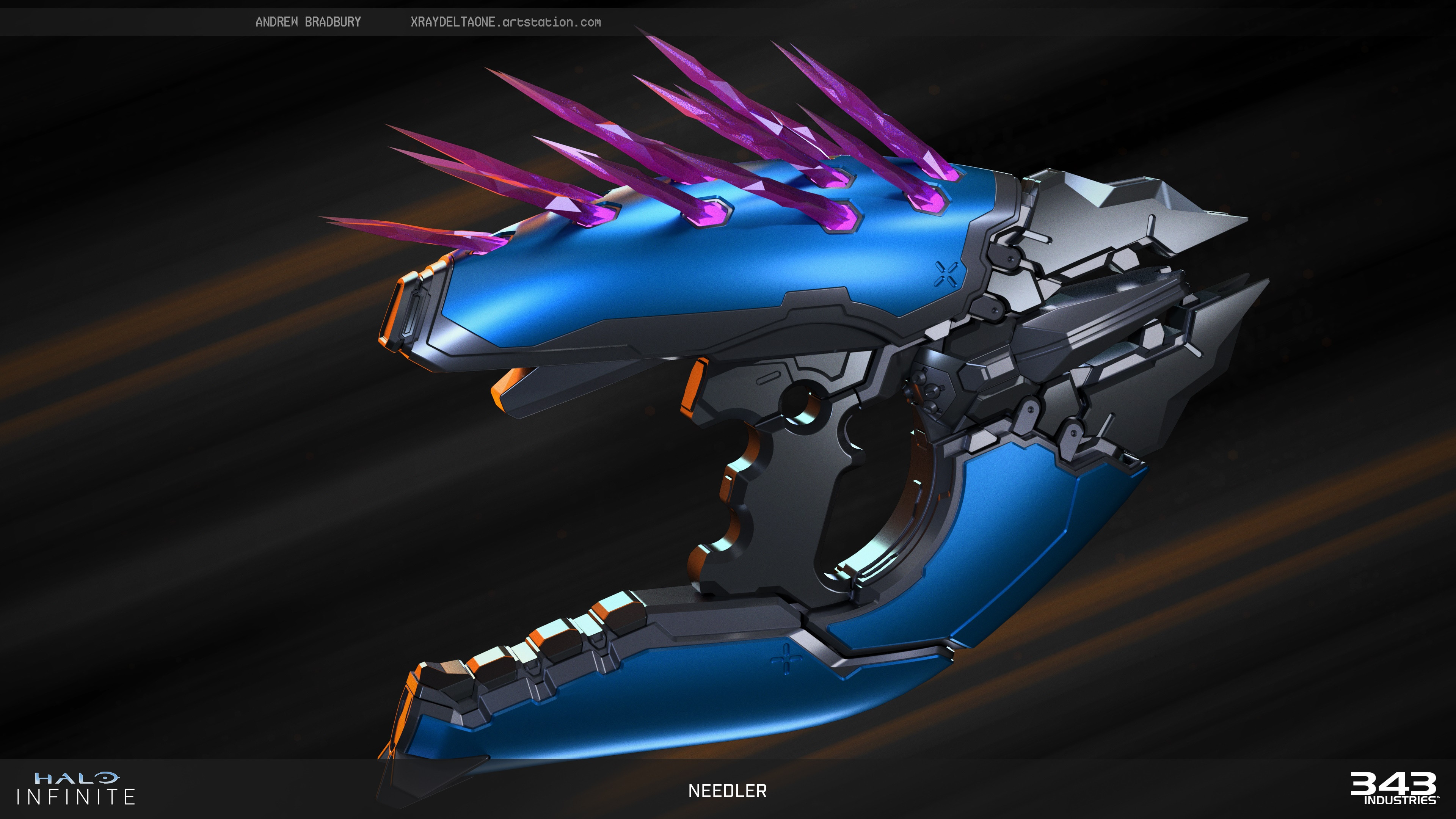 Andrew Bradbury Artstation - Halo Infinite Needler hi-res