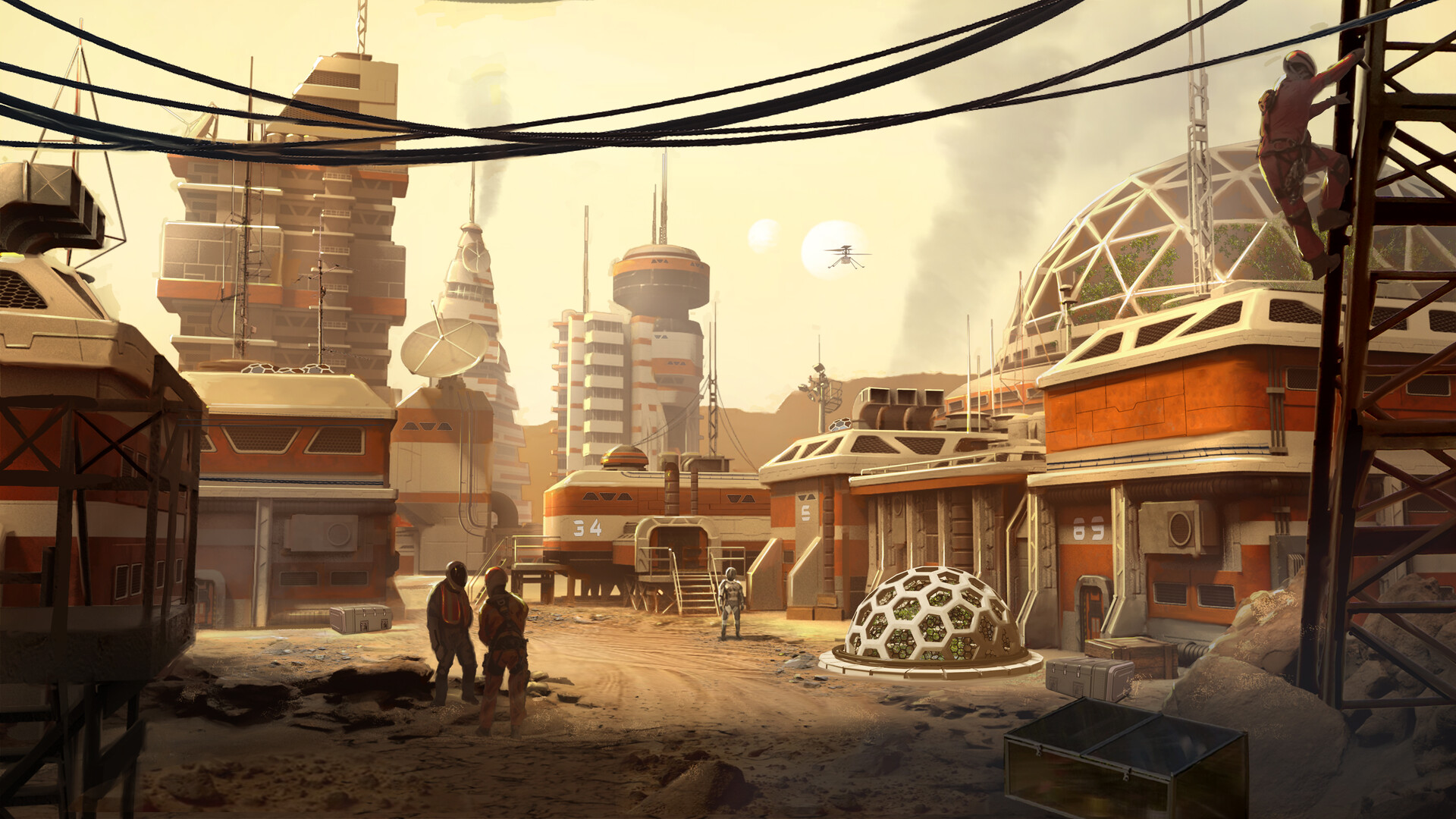 ArtStation - Mars Colony