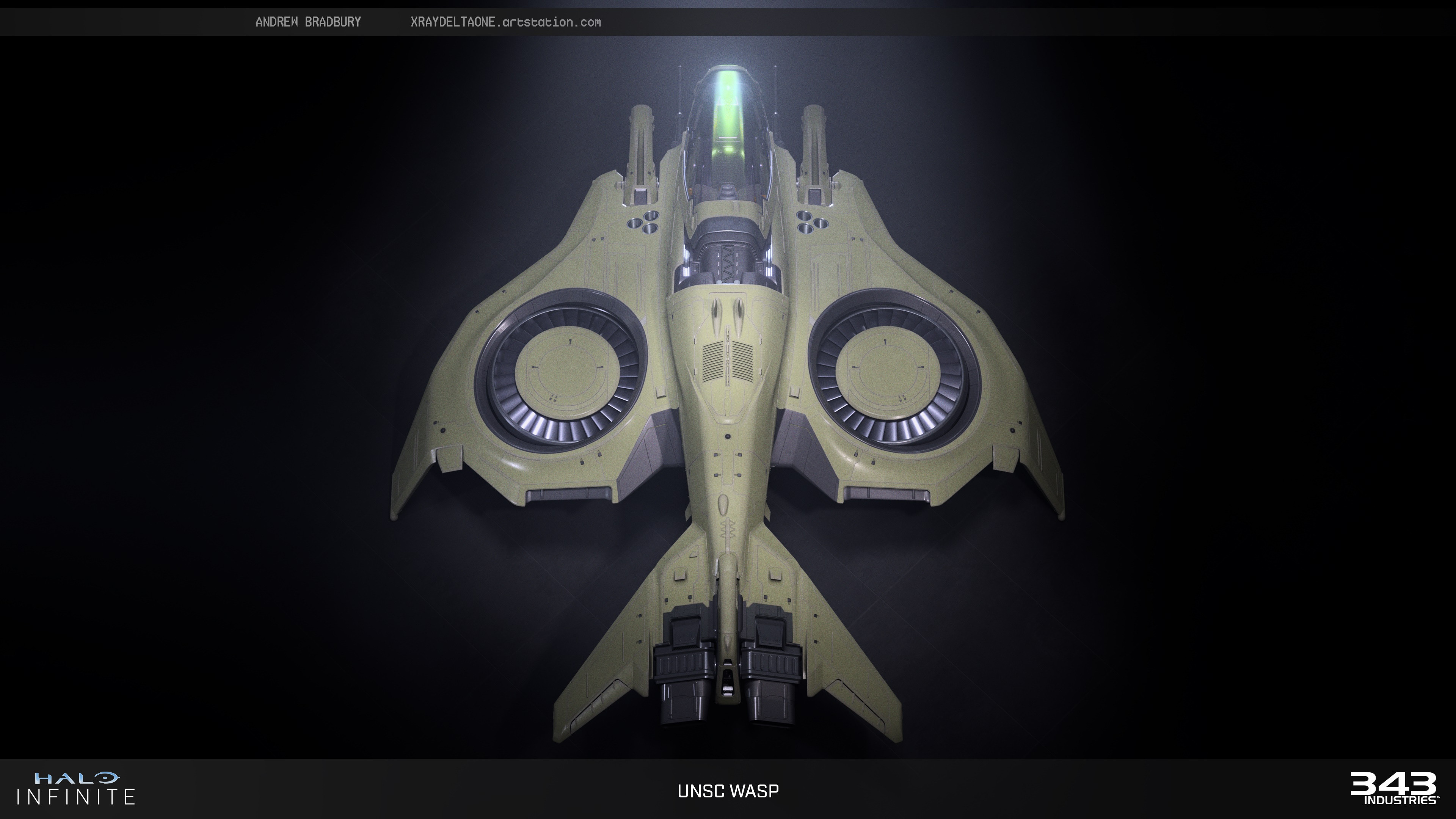 Andrew Bradbury Artstation - Halo Infinite UNSC Wasp hi-res