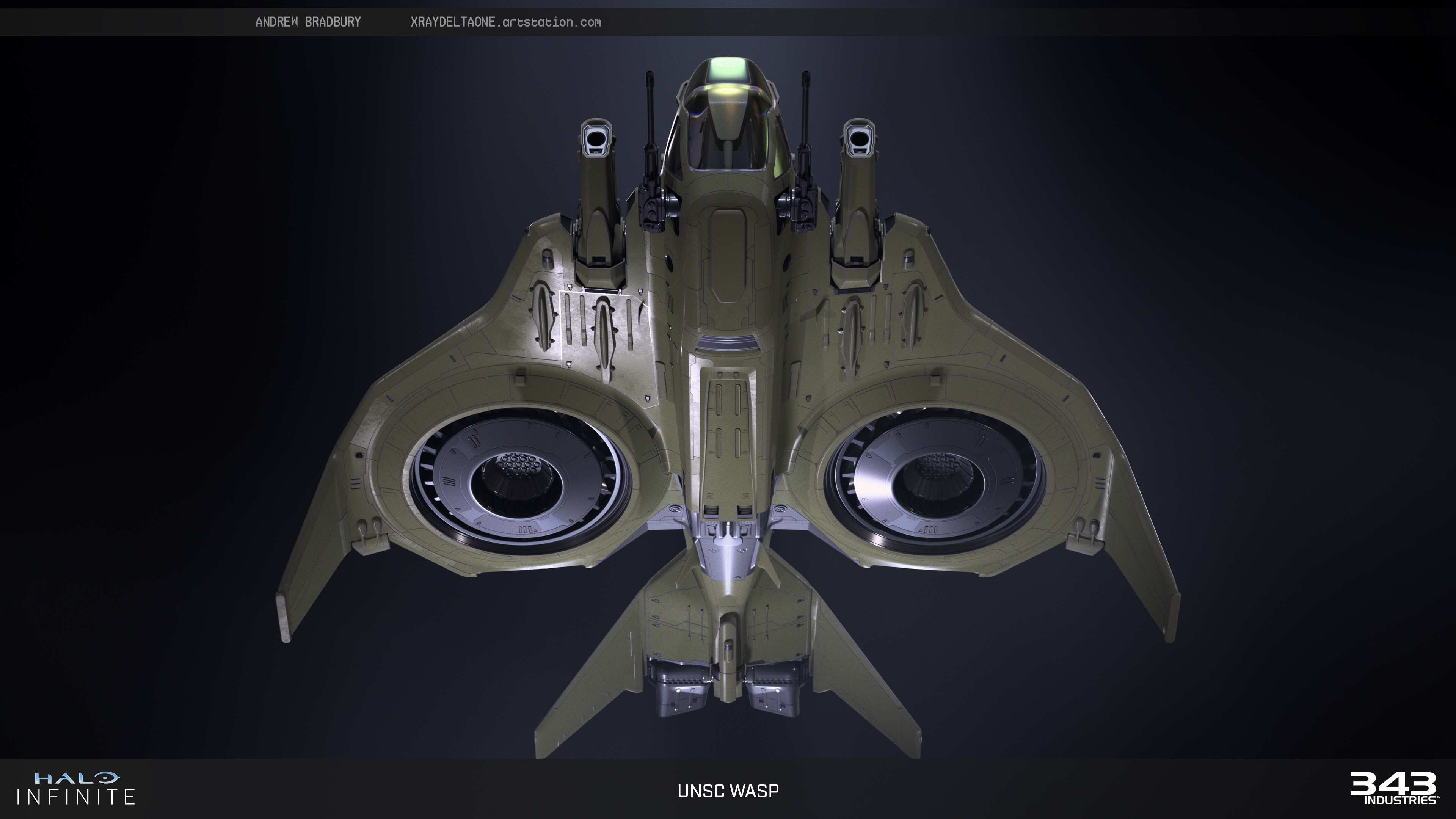 Andrew Bradbury Artstation - Halo Infinite UNSC Wasp hi-res