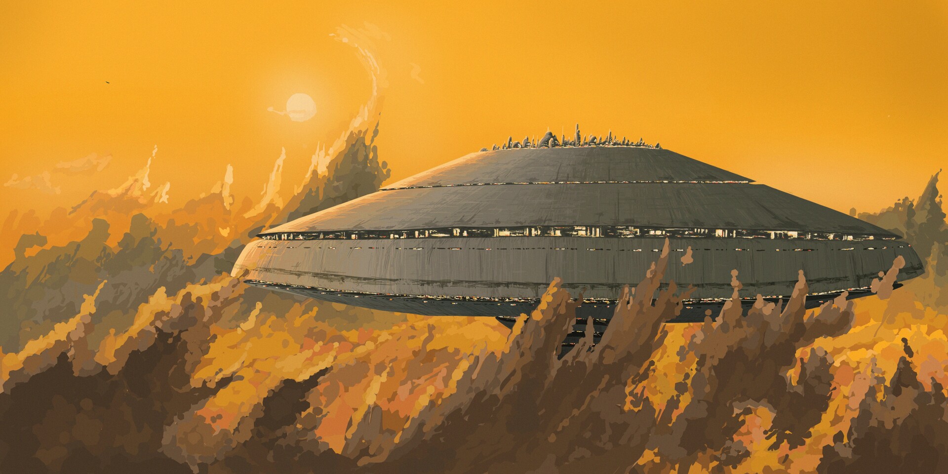 ArtStation - Study - Cloud City