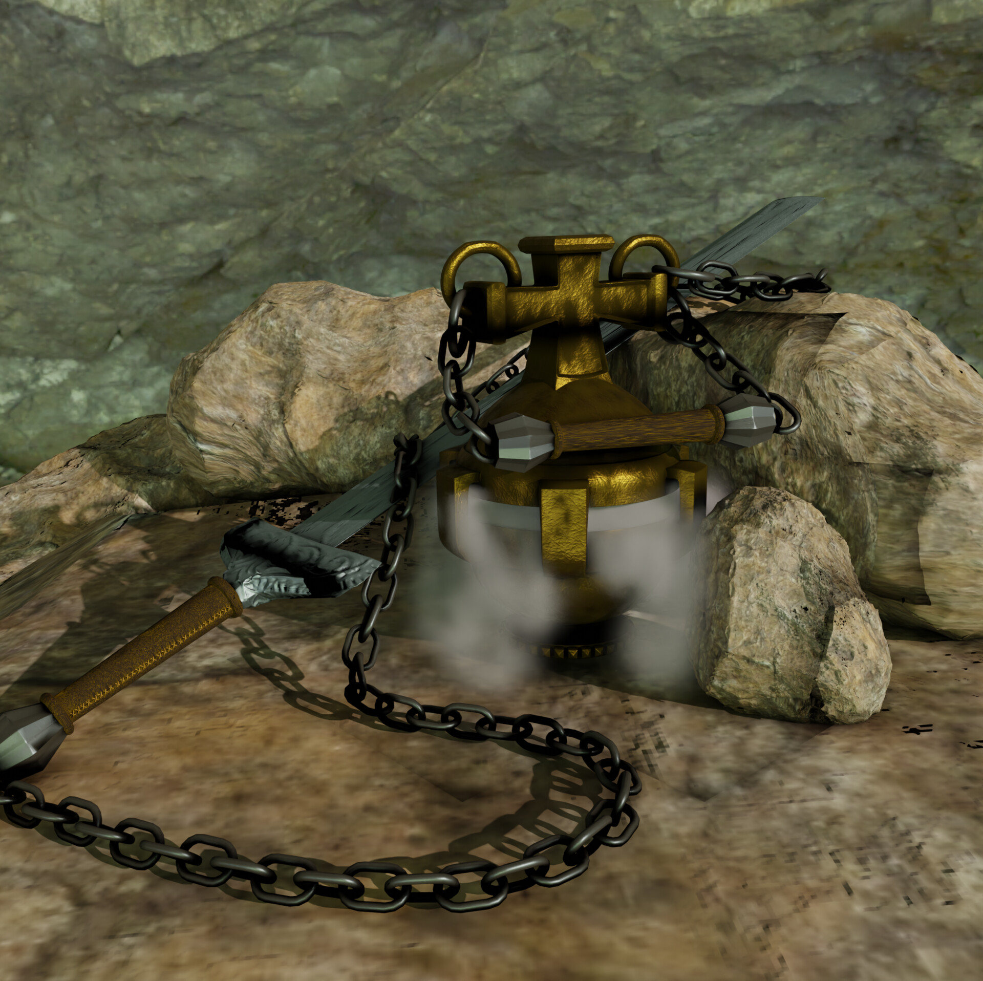 ArtStation - Chain Sword and Thurible