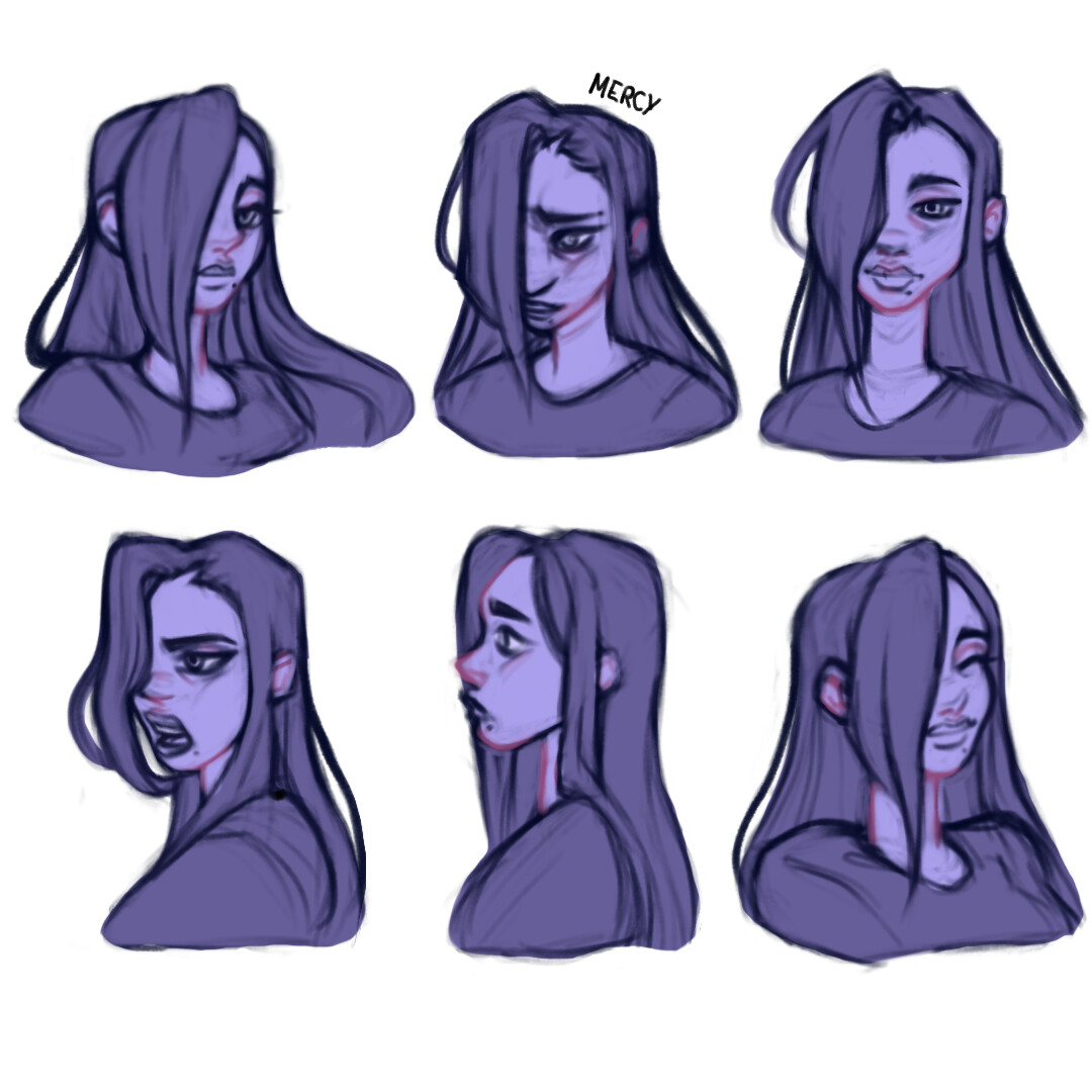 ArtStation - Expressions study 01