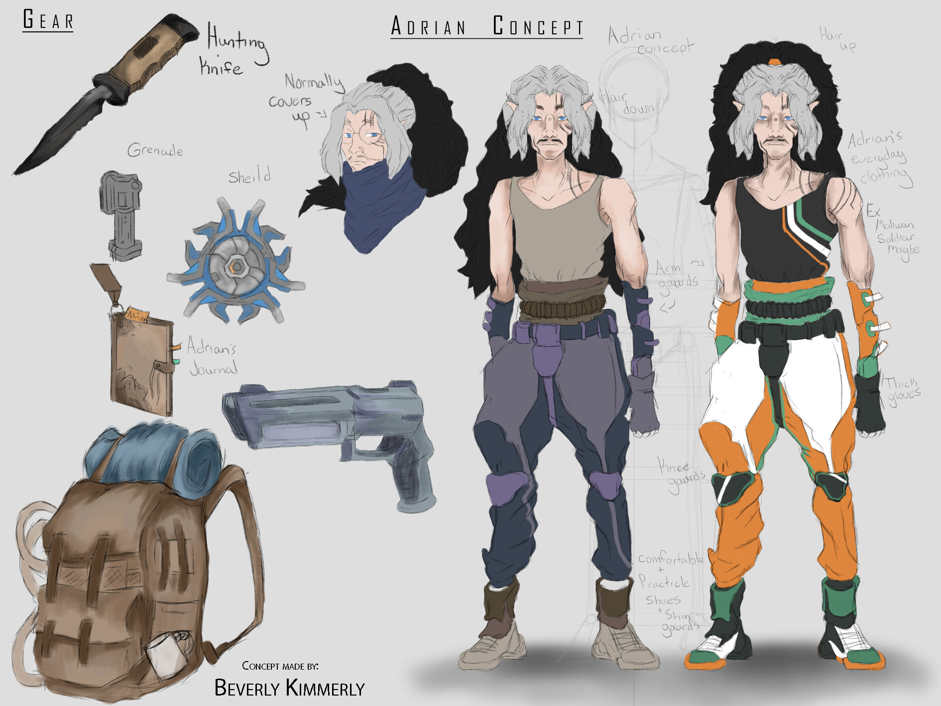 ArtStation - Adrian Character Concept