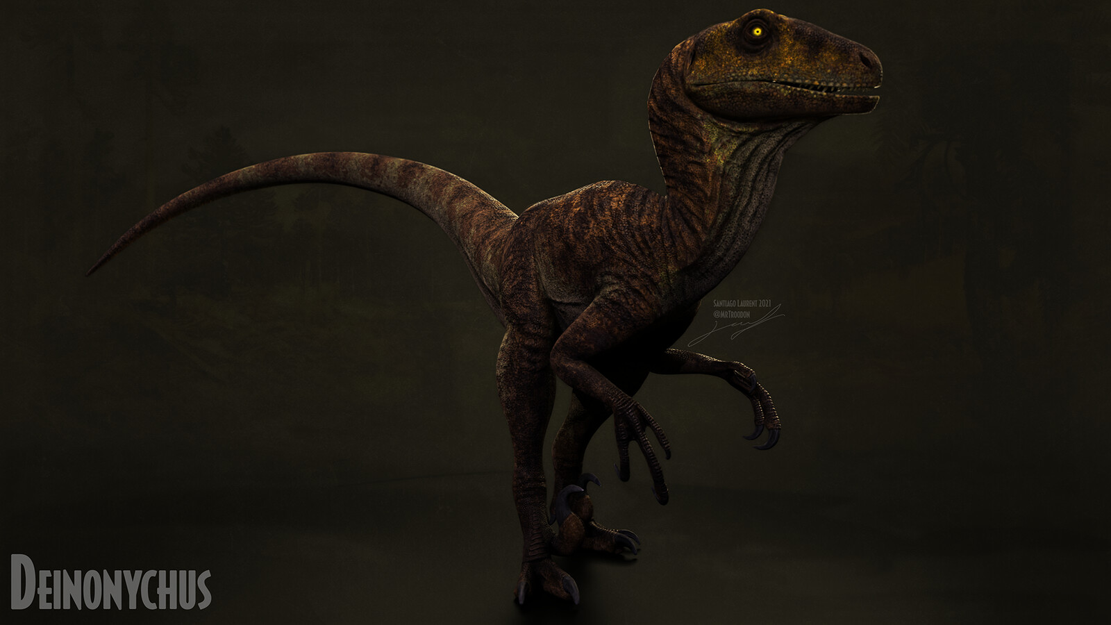 Santiago Laurent - Deinonychus antirrhopus - Retrosaurus