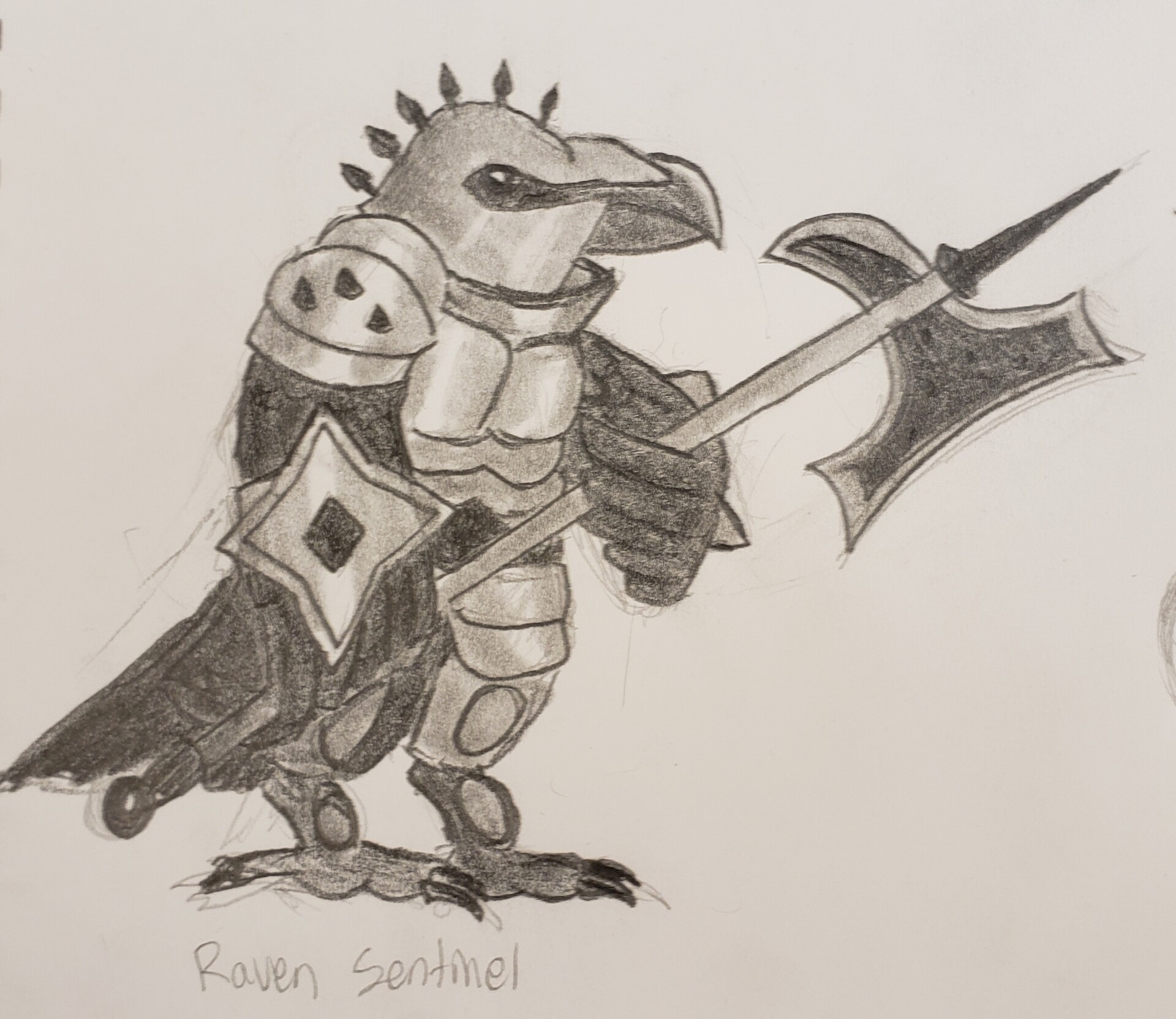 ArtStation - Raven Enemy Concept Art