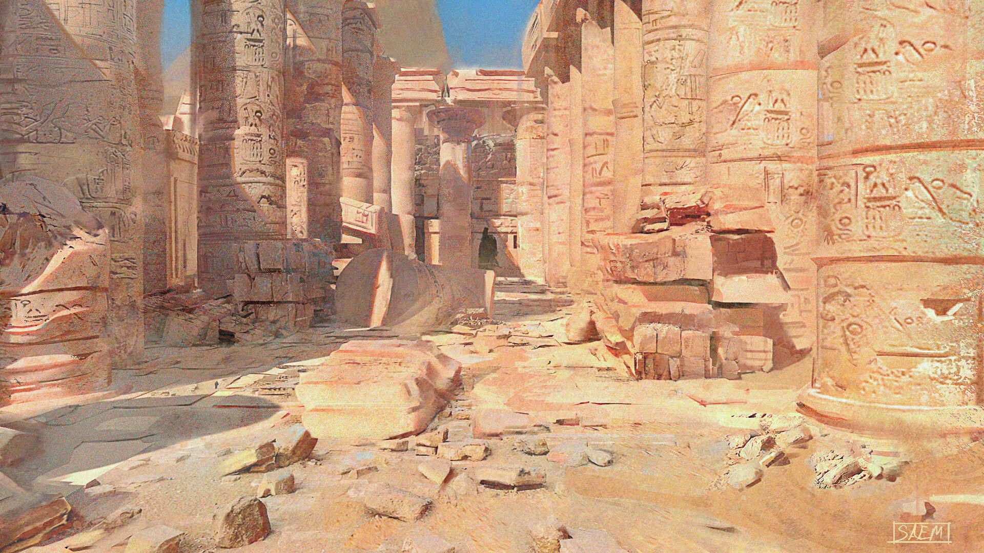ArtStation - Egyptian environment exploration