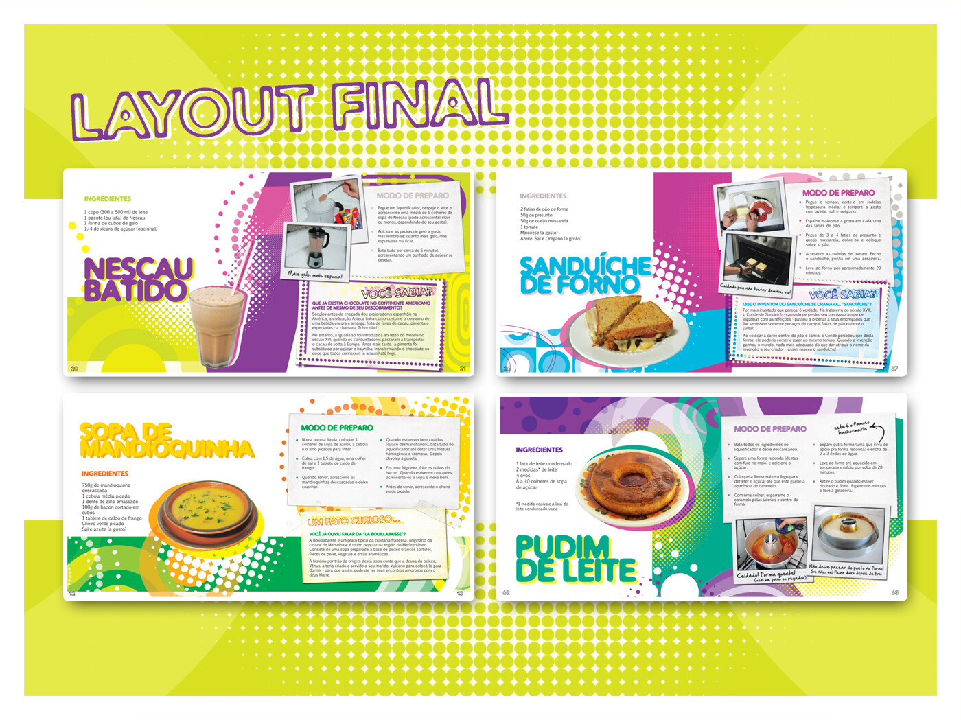 ArtStation - KITCHEN SURVIVAL GUIDE (Editorial Inner Page Design)