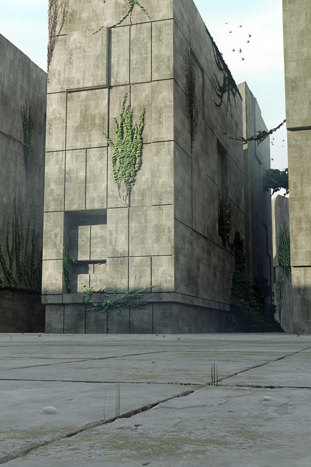 dystopian serenity - Concrete Walls