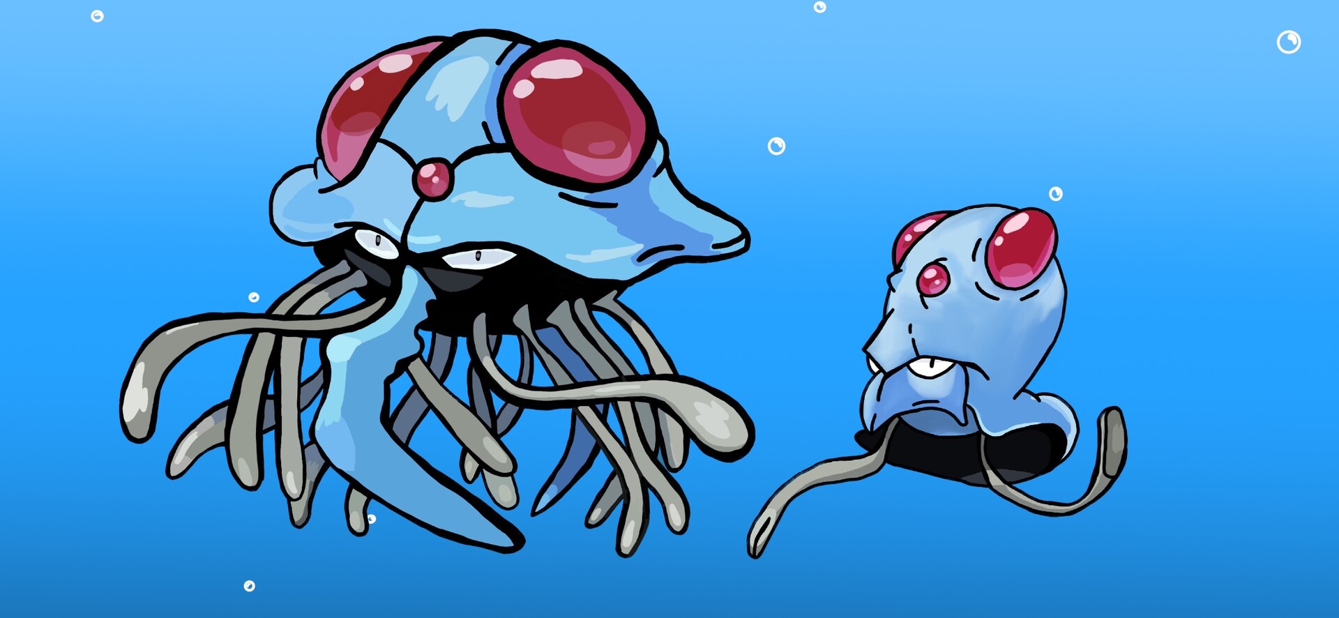 ArtStation - Tentacool & Tentacruel