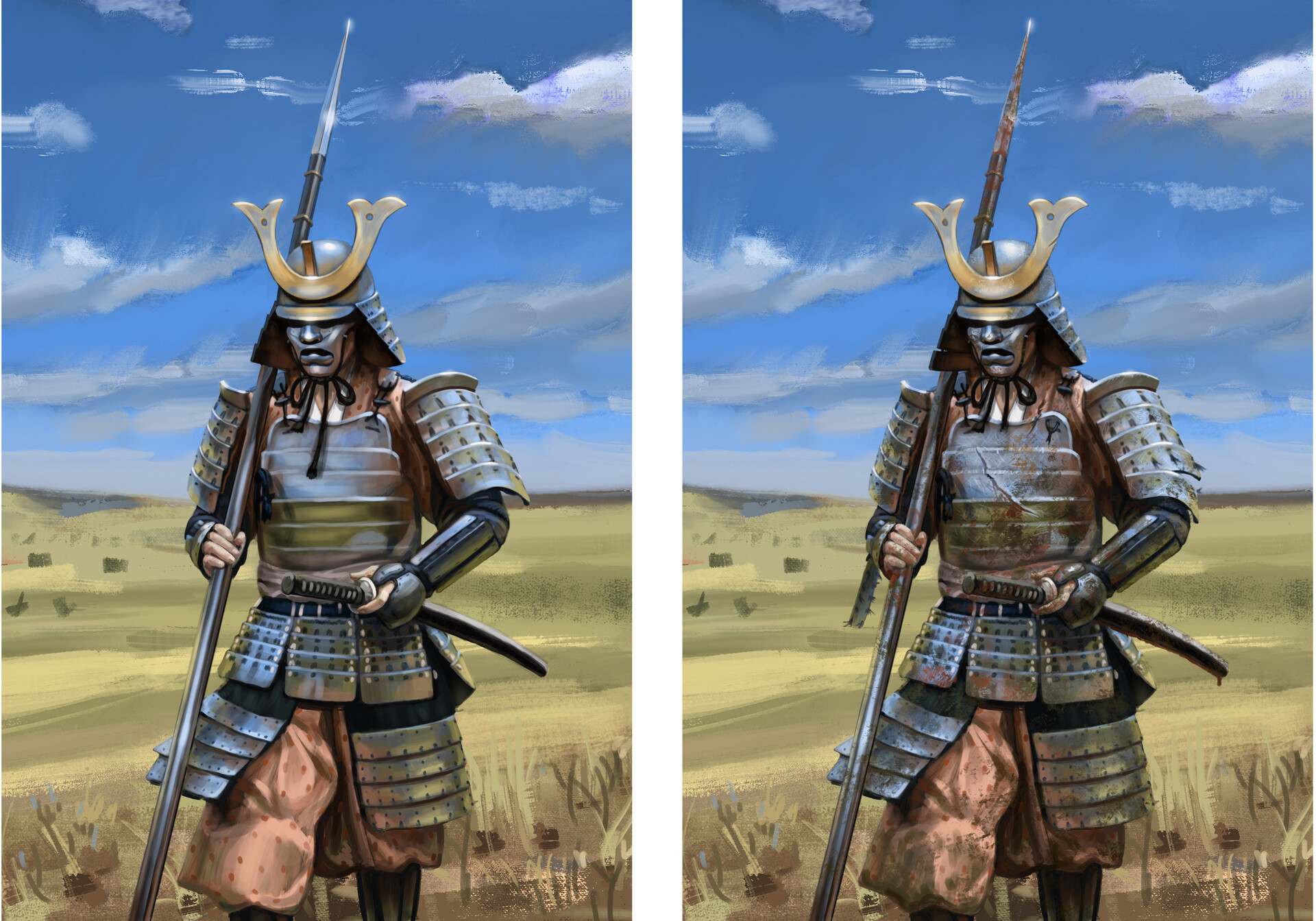 ArtStation - Samurai concept