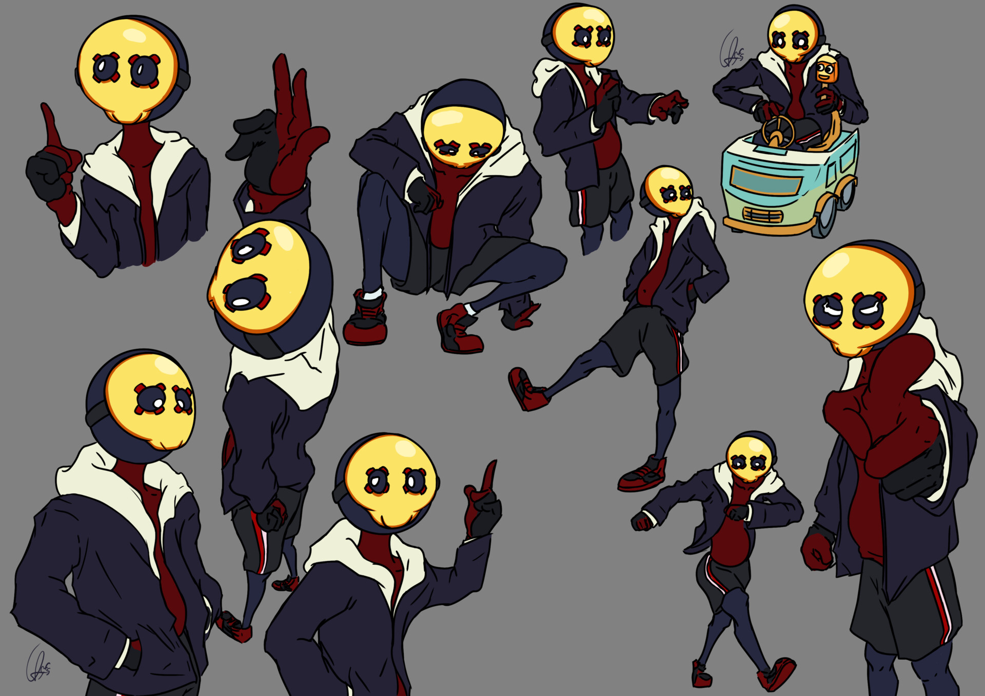 ArtStation - Skully Dude Character