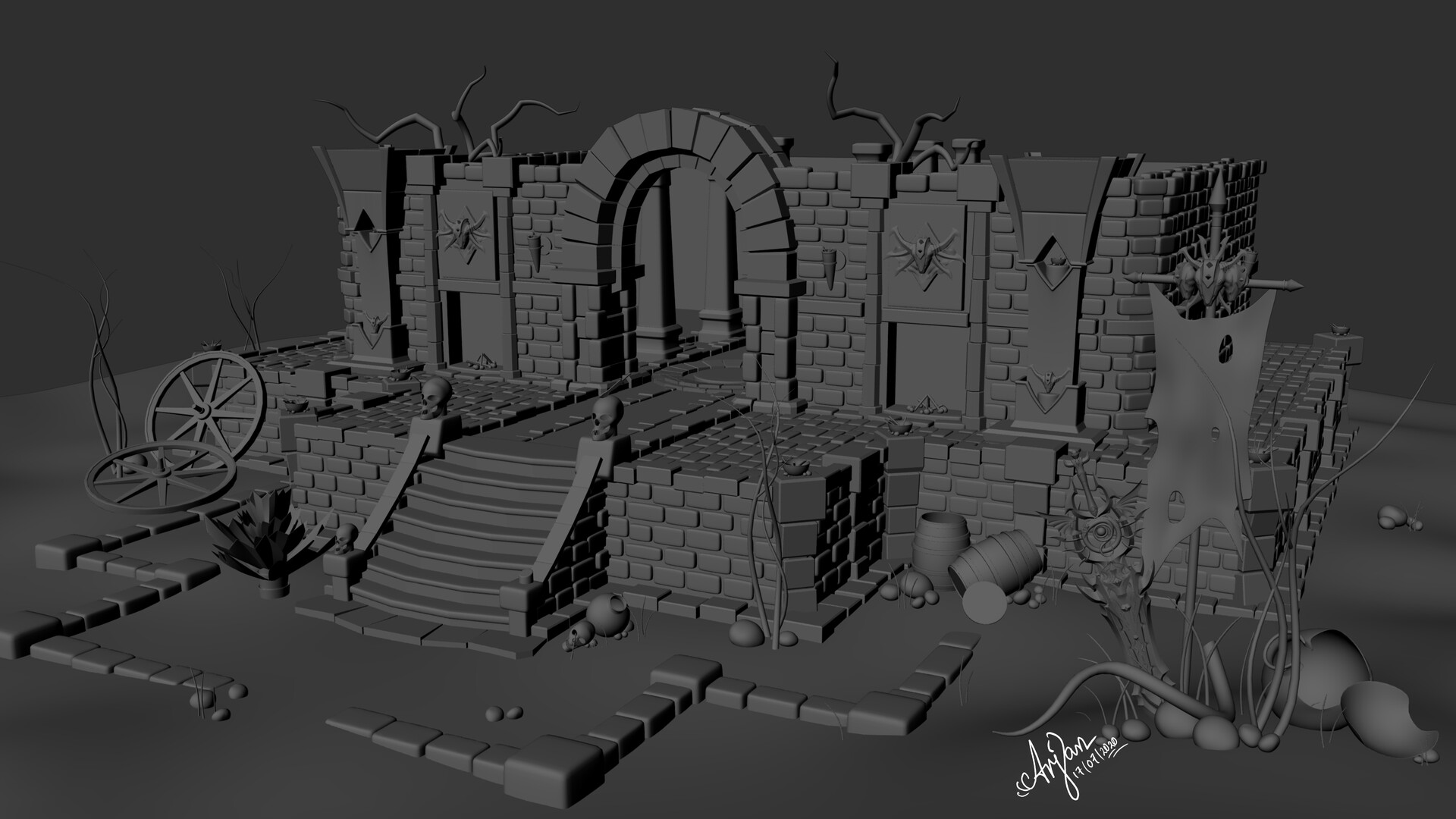 ArtStation - Low Poly BG