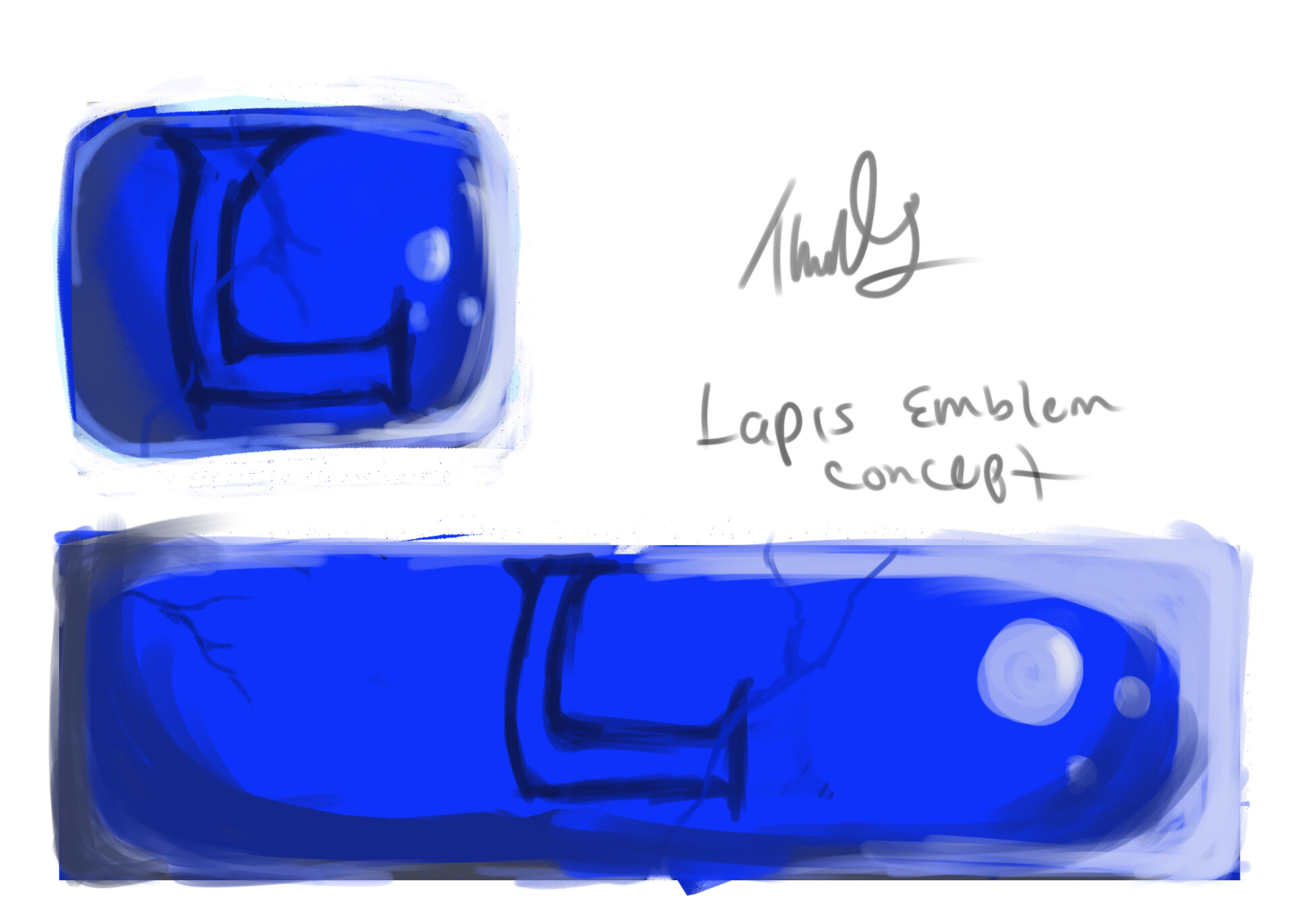 ArtStation - Lapis Emblem UI Concept