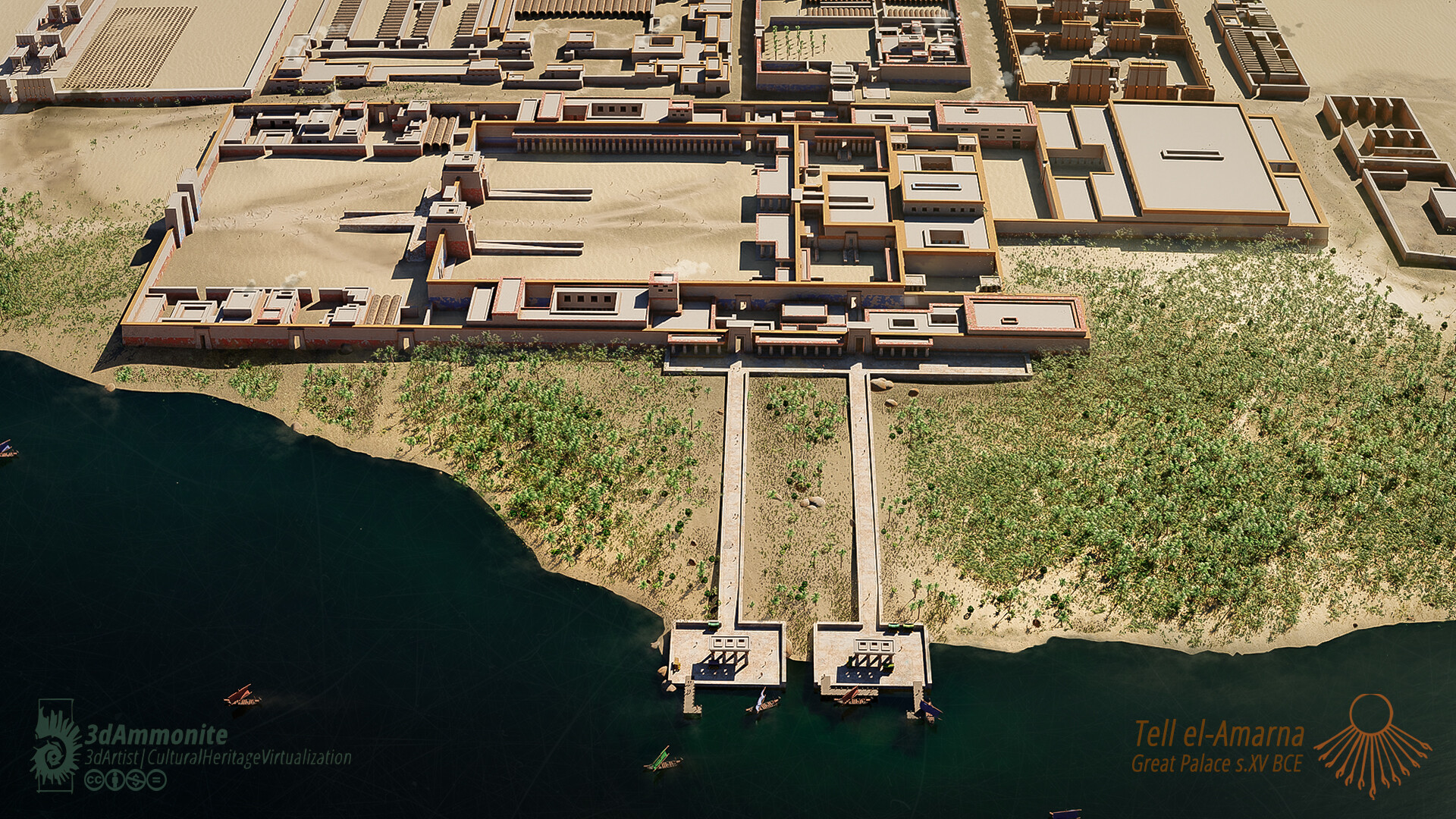 ArtStation - Tell el-Amarna | Virtual reconstruction