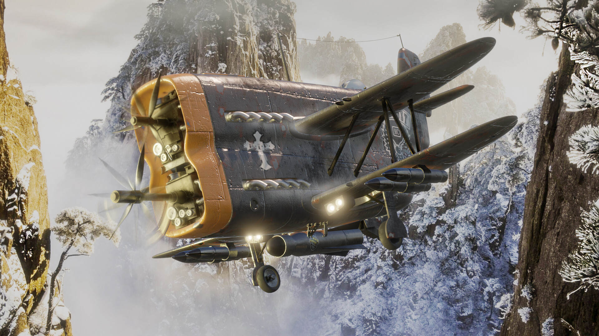 ArtStation - Lost MC Plane - Hard surface modeling